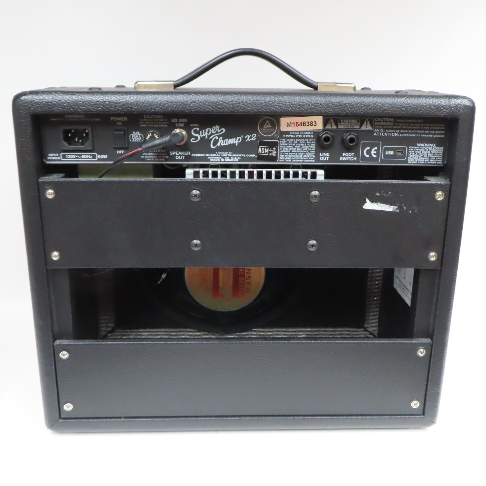 Fender Super Champ X2 2-Channel 15W RMS 1x10" Guitar Combo Amplifier