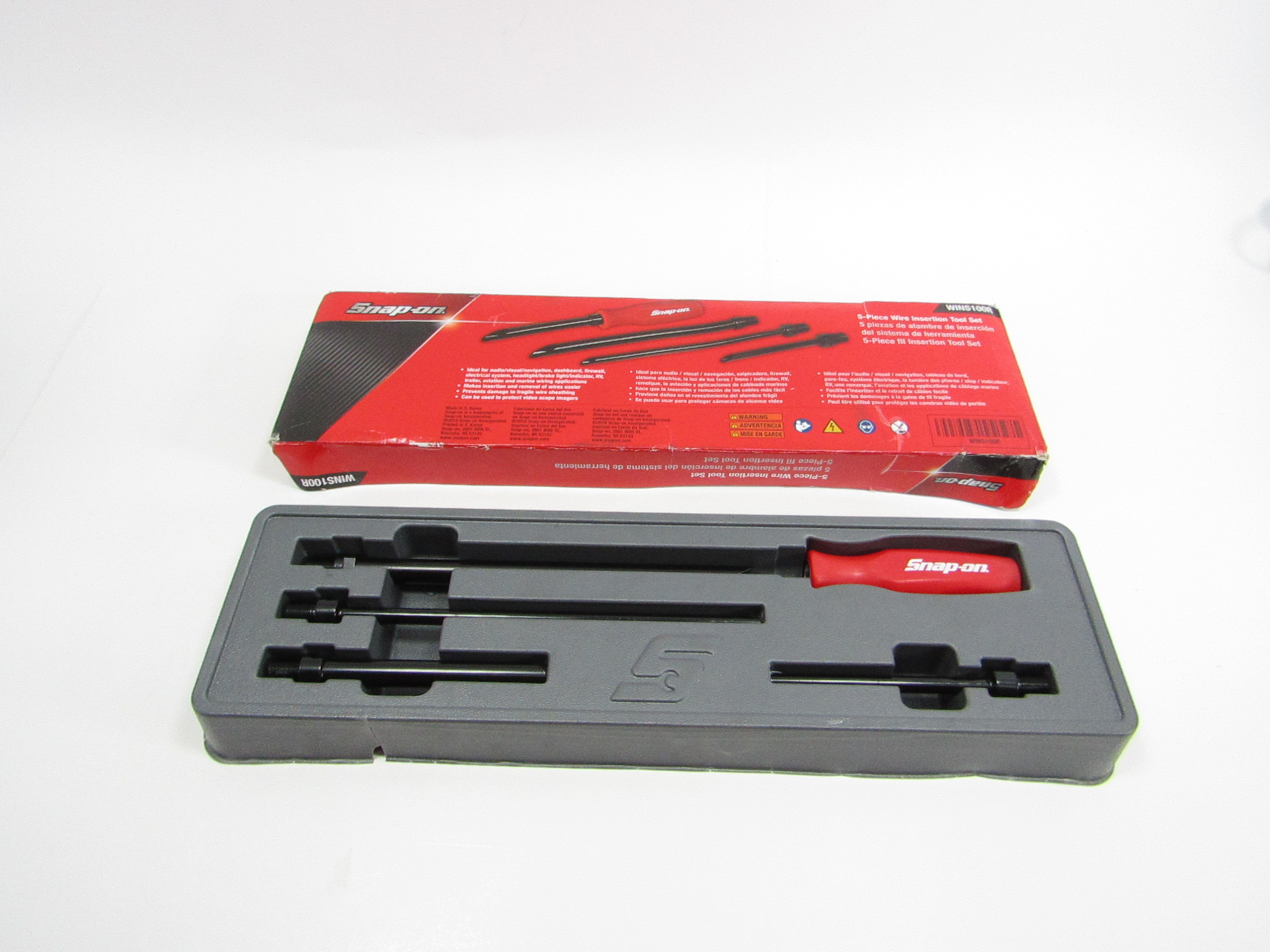 Snap-On Tools WINS100R 5-Piece Wire Insertion Tool Set