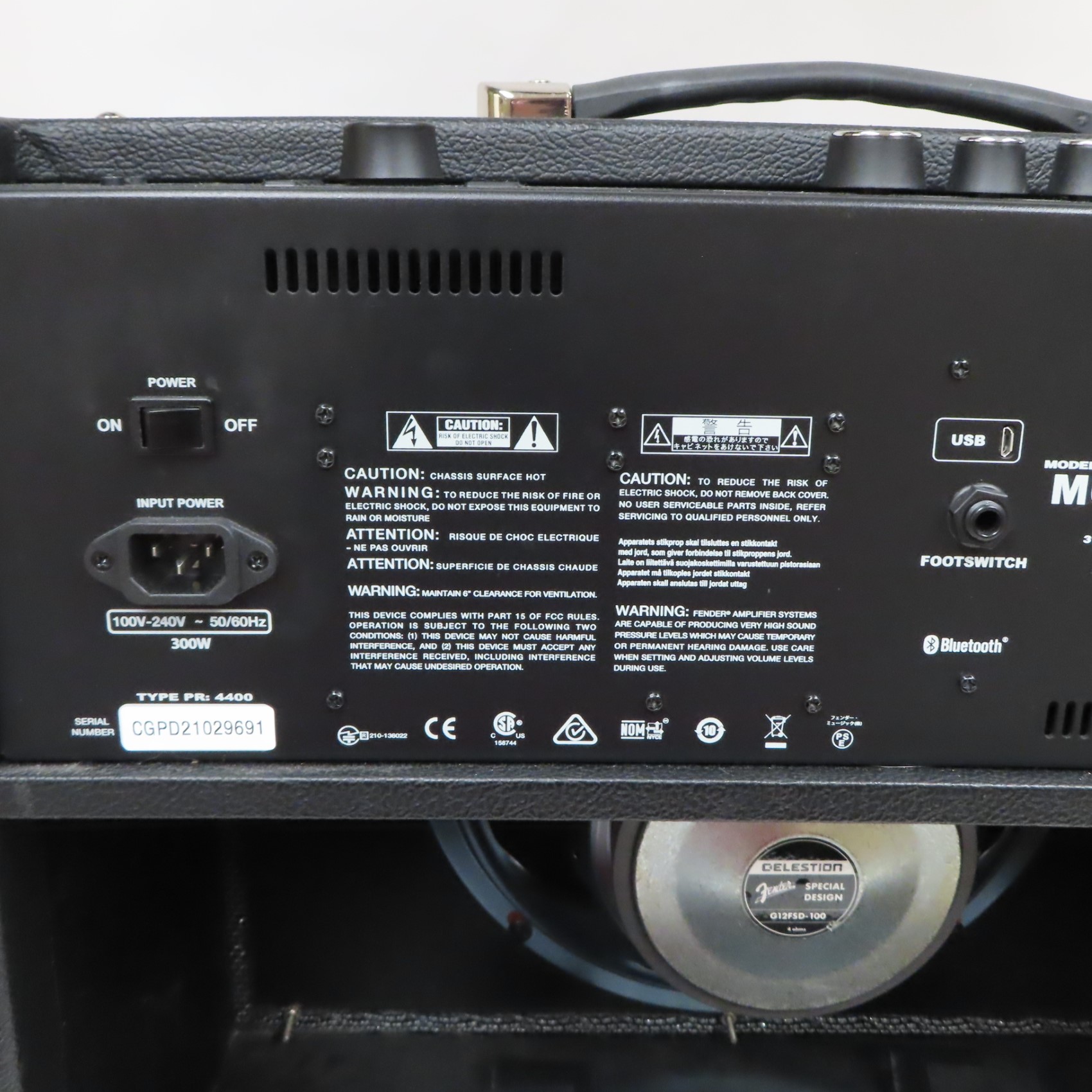 Fender Mustang GTX100 1x12" 100W RMS Combo Electric Guitar Amplifier