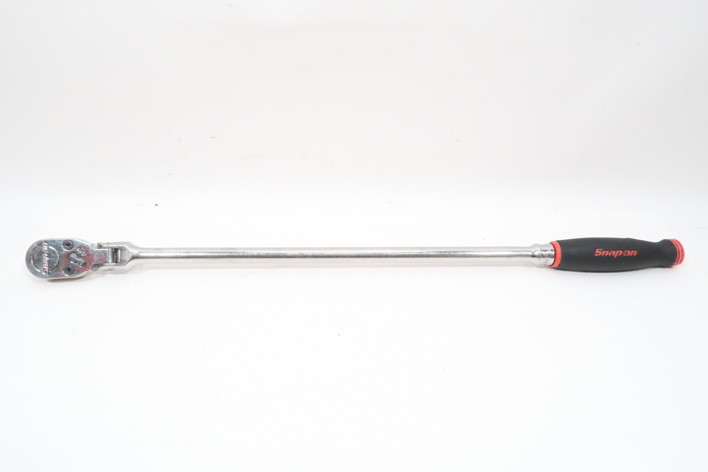 Snap On SHLF80A 1/2" Drive Soft Grip Long Handle Flex-Head Ratchet