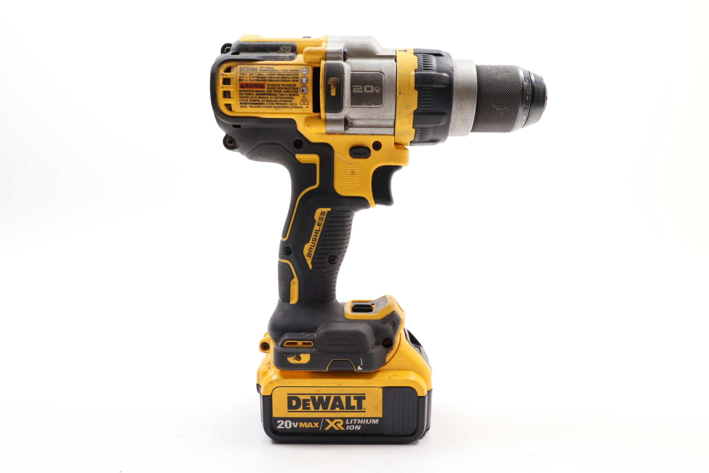 DeWalt DCD999 20V MAX Brushless 1/2" Cordless Hammer Drill Driver
