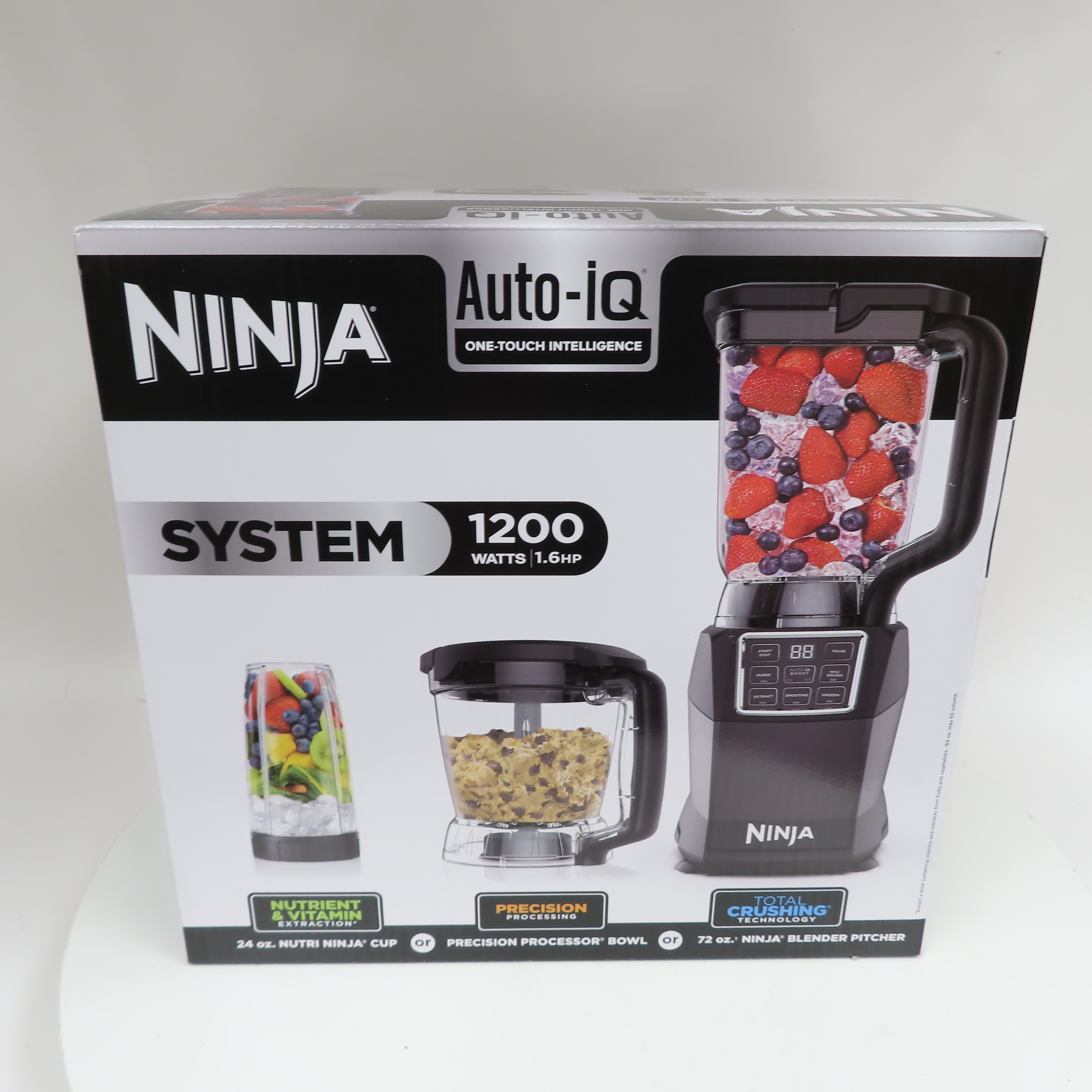 Ninja AMZ493BRN Auto IQ 1000W Compact Kitchen System (In Box)