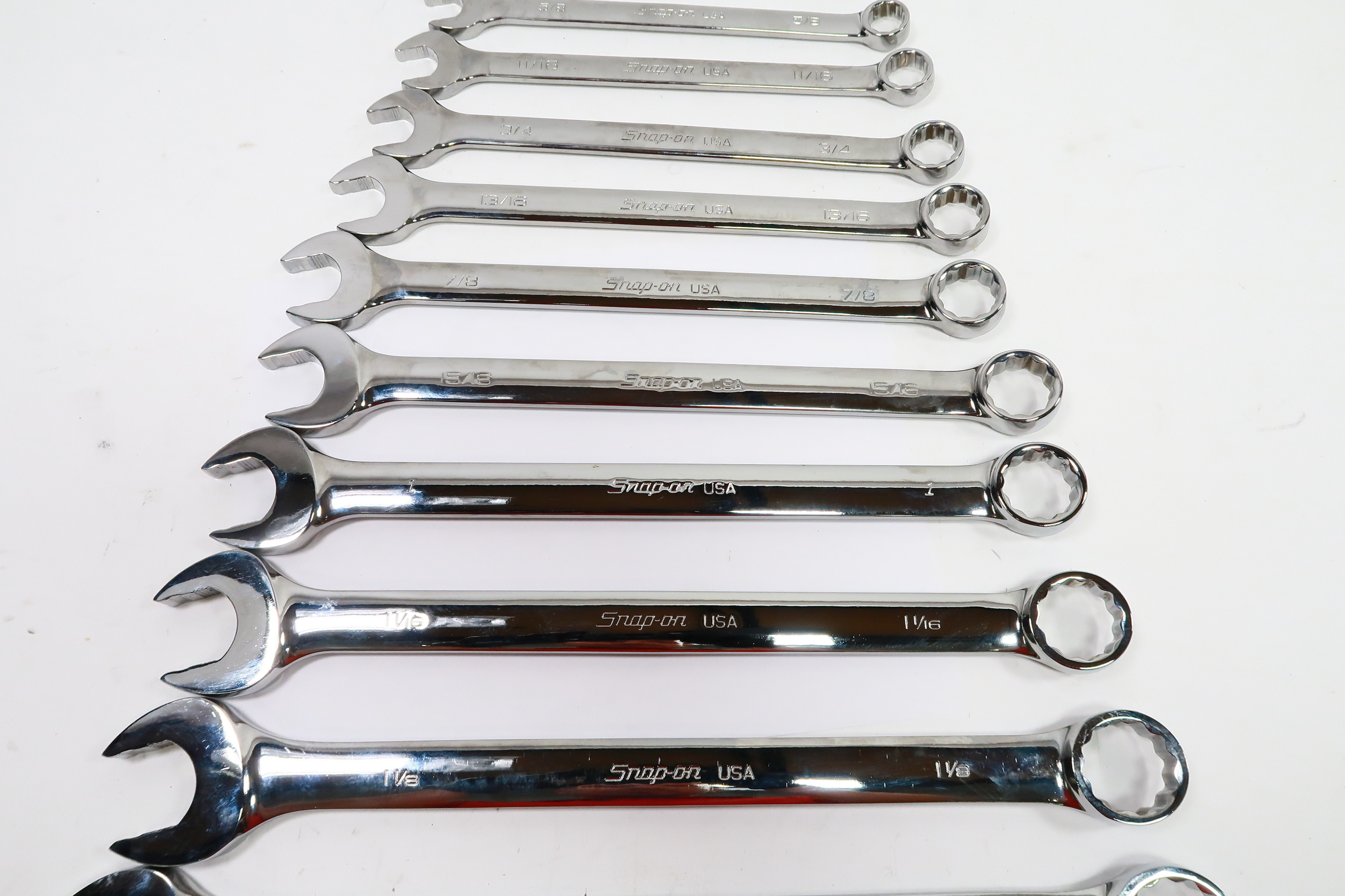 Snap-on Tools SOEXFSET1BR 38pc 12-Point Flank Drive Plus Combo Wrench Set