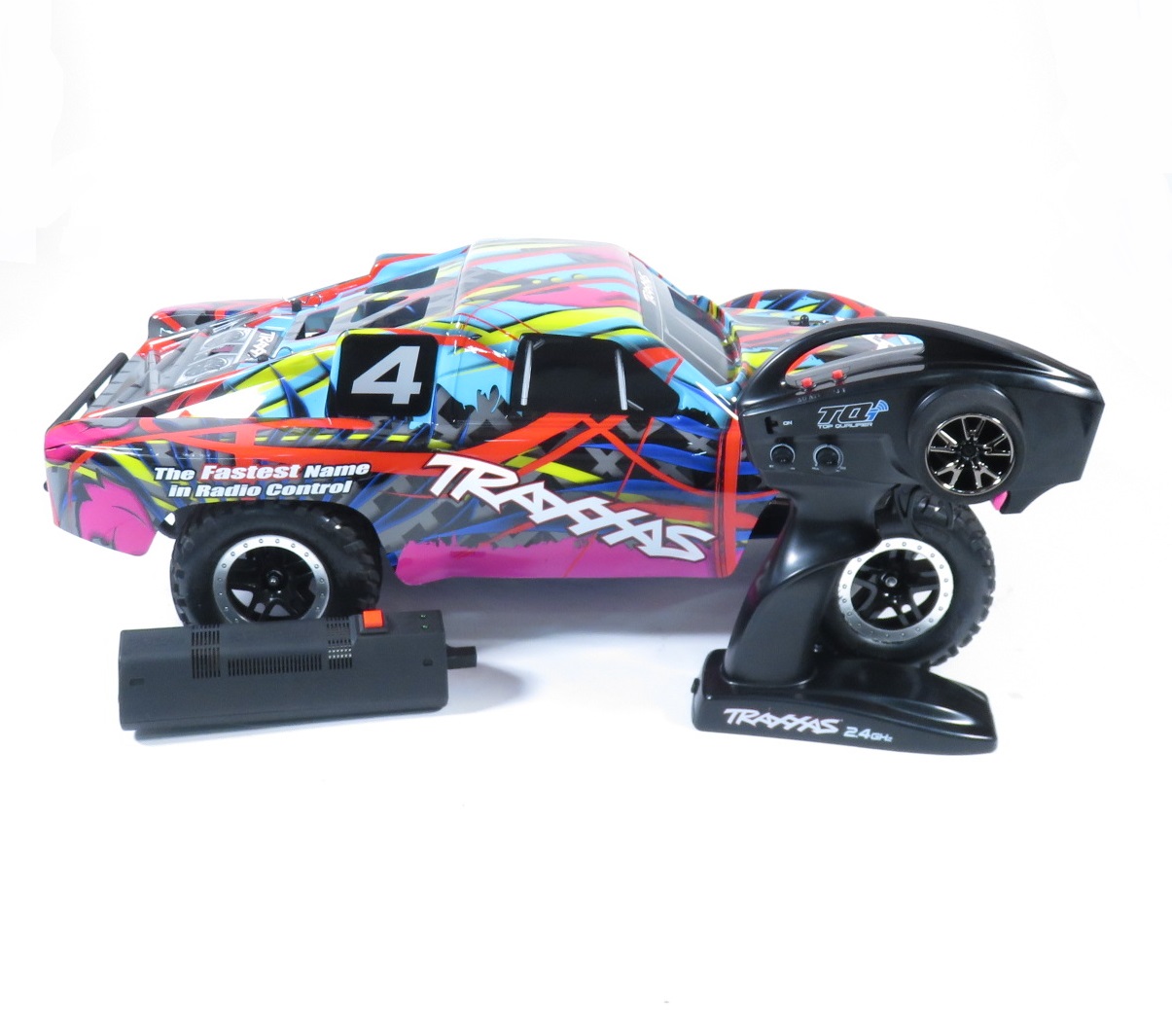 Traxxas Nitro Slash 3.3 Hawaiian Edition 1/10 2WD RTR SC Remote ...