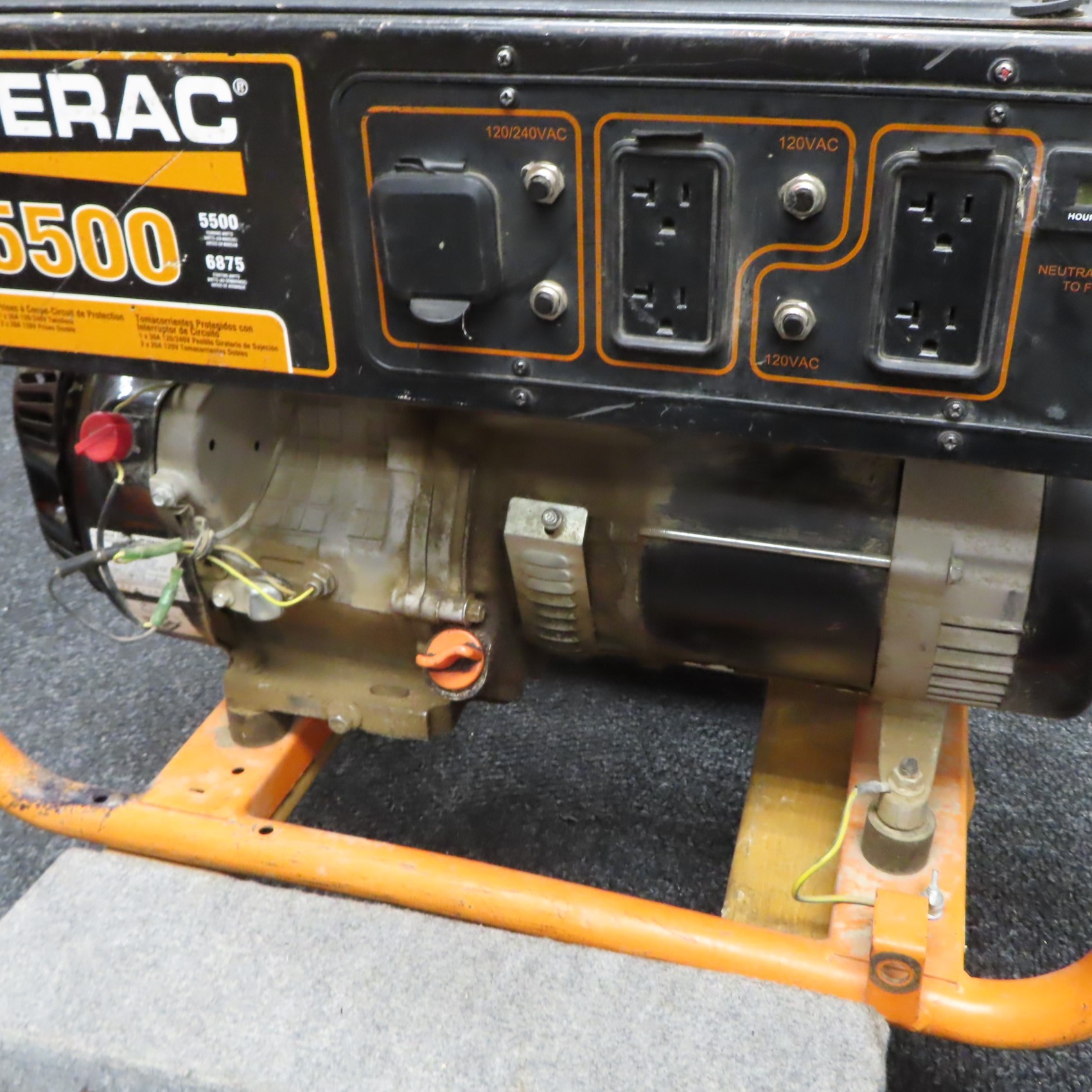 Generac 0059396 GP5500 Portable Gas-Powered Generator (Local Pick-Up Only)