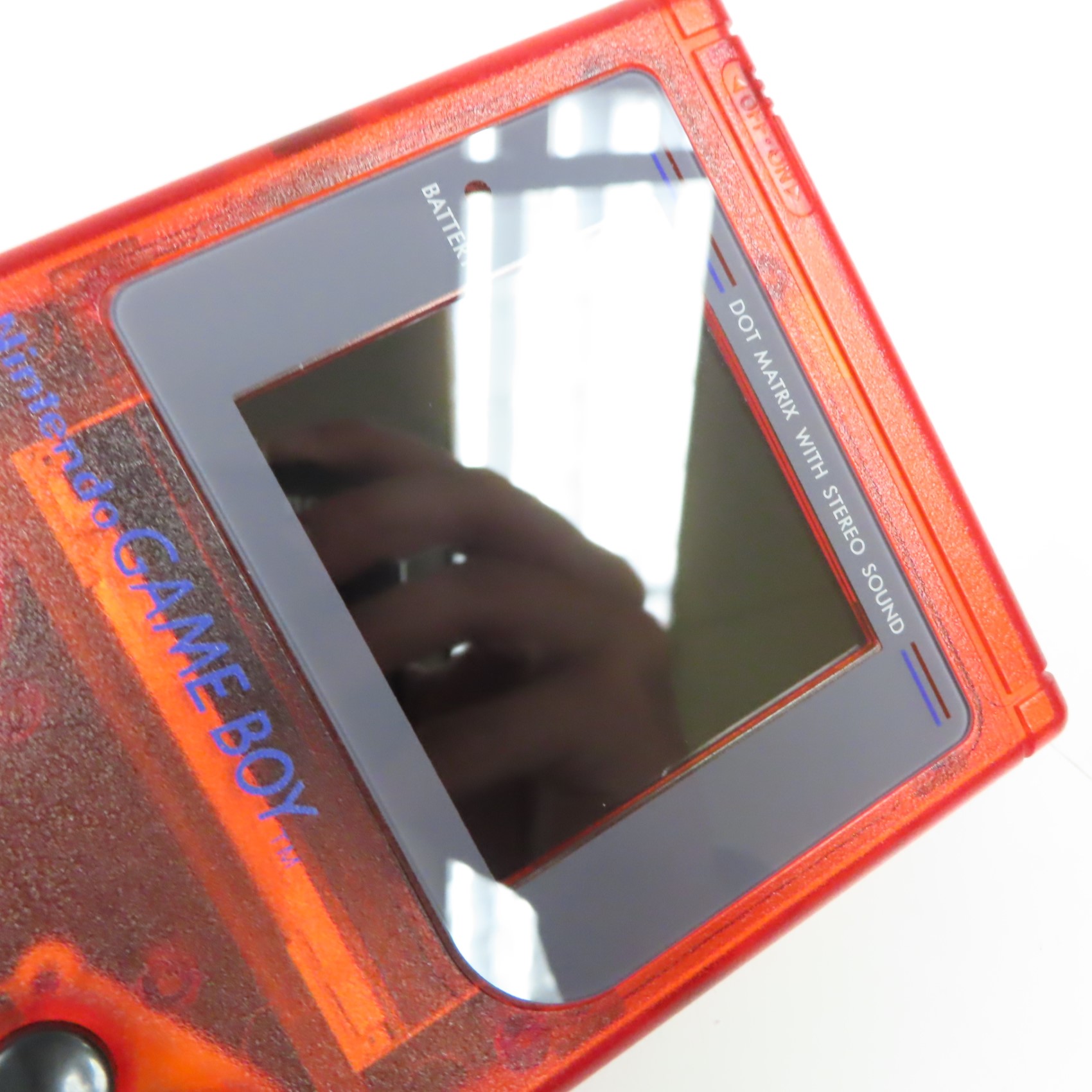 Nintendo DMG-01 Game Boy Portable Game Console - Translucent Red