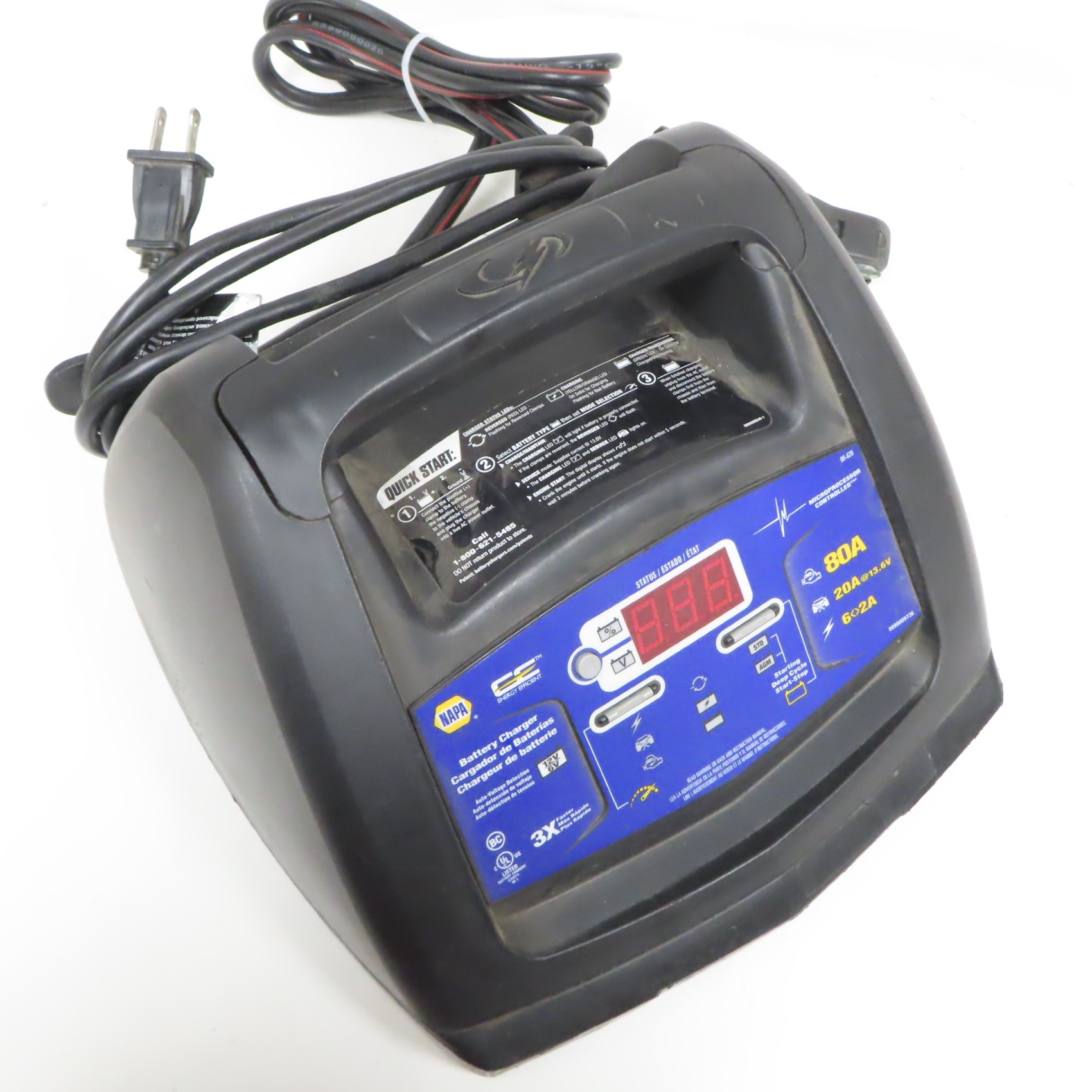 NAPA 90-620 12V Automatic Car Battery Starter/Charger (Local Pick-Up Only)