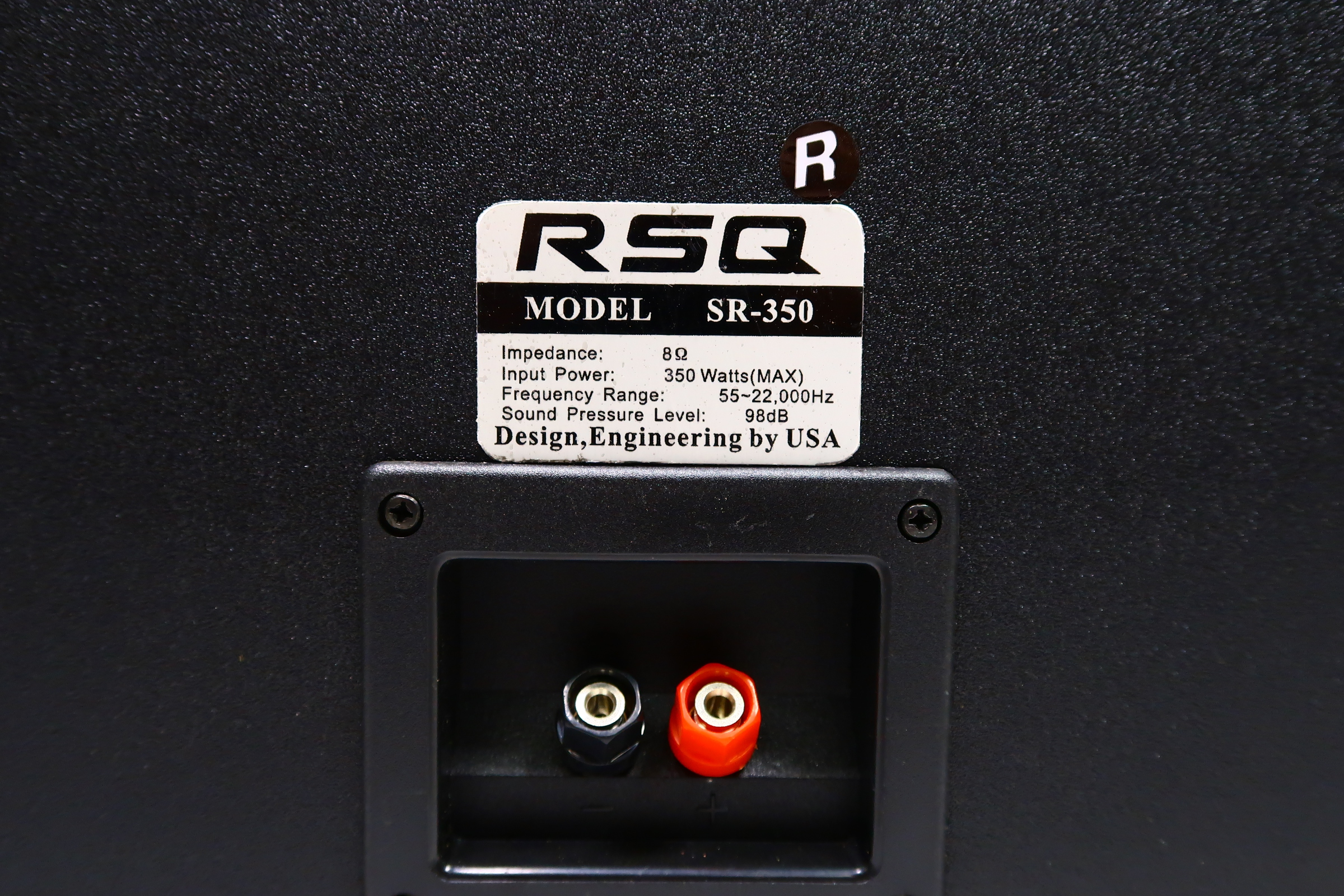 RSQ SR350 2 Way Speaker System Pair