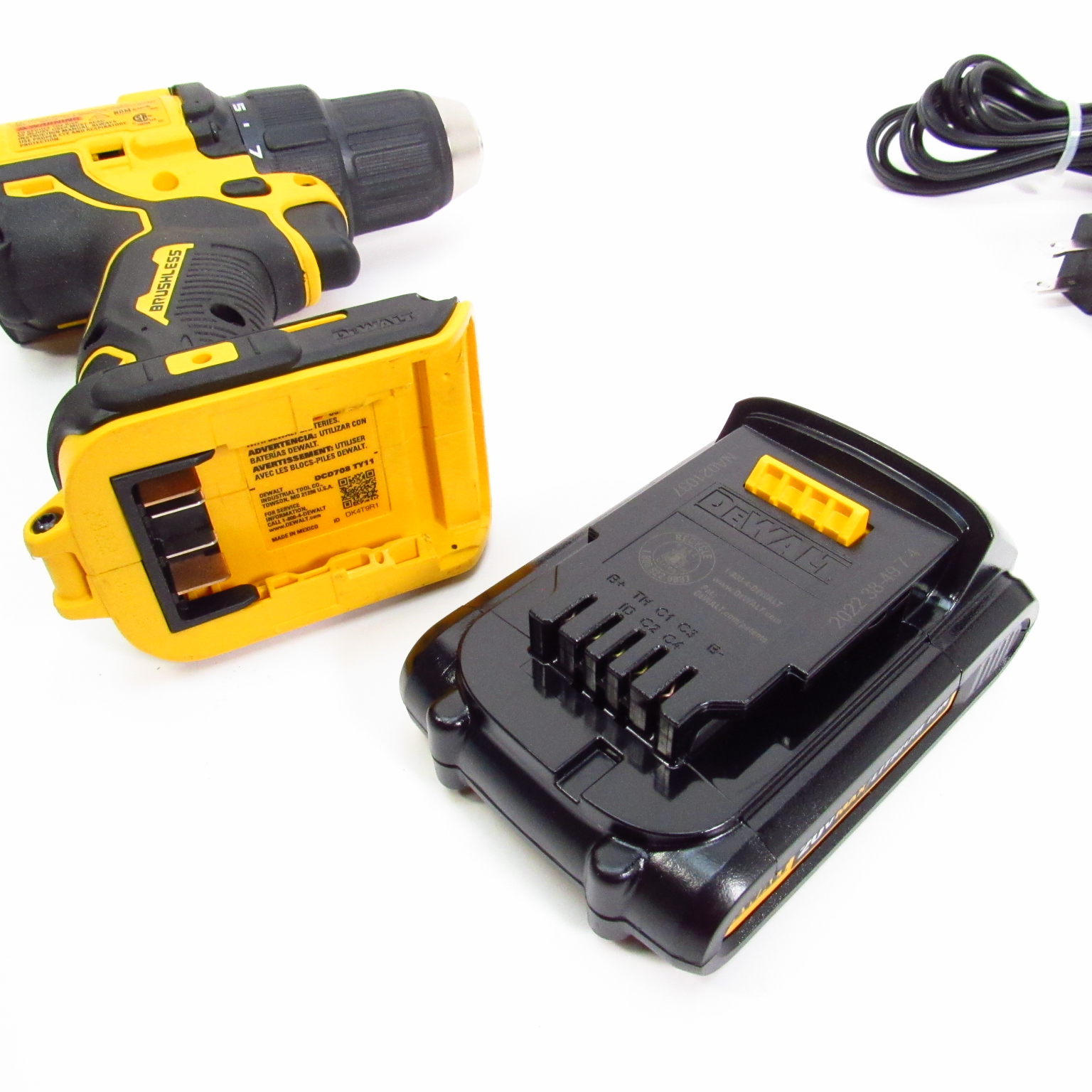 DeWalt Atomic Compact Series DCD708 20V 1/2'' Drive Cordless Drill ...