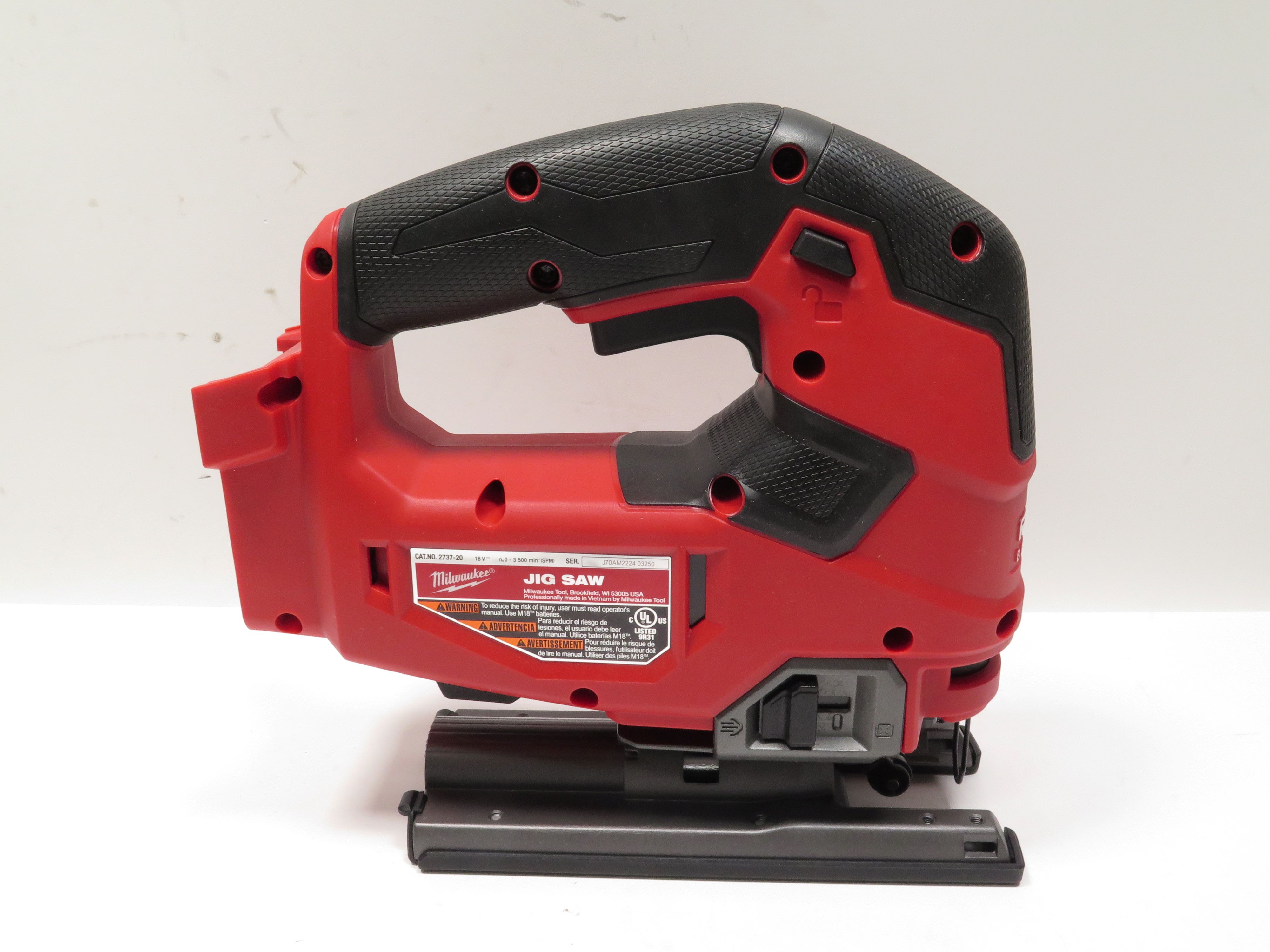 Milwaukee 2737-20 M18 FUEL 18V Lithium-Ion Brushless Cordless Jig Saw 3777