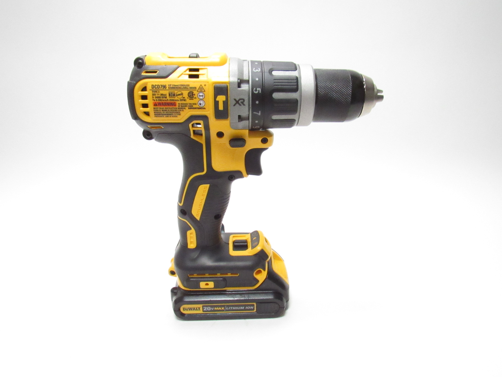 DeWalt DCD796 1/2" Cordless Hammer Drill/Driver