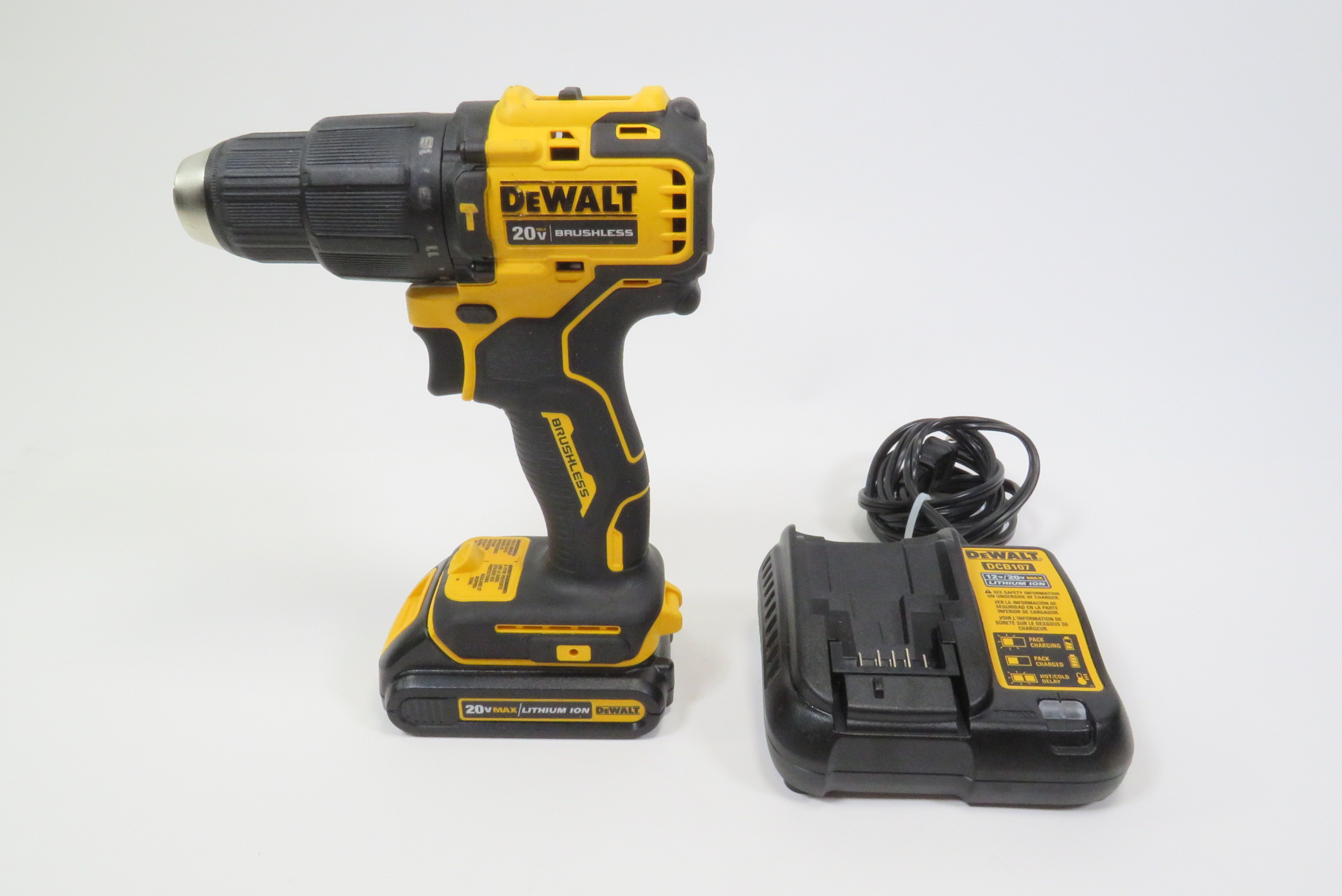 DeWalt DCD709 20V MAX Cordless Brushless Compact 1/2" Hammer Drill