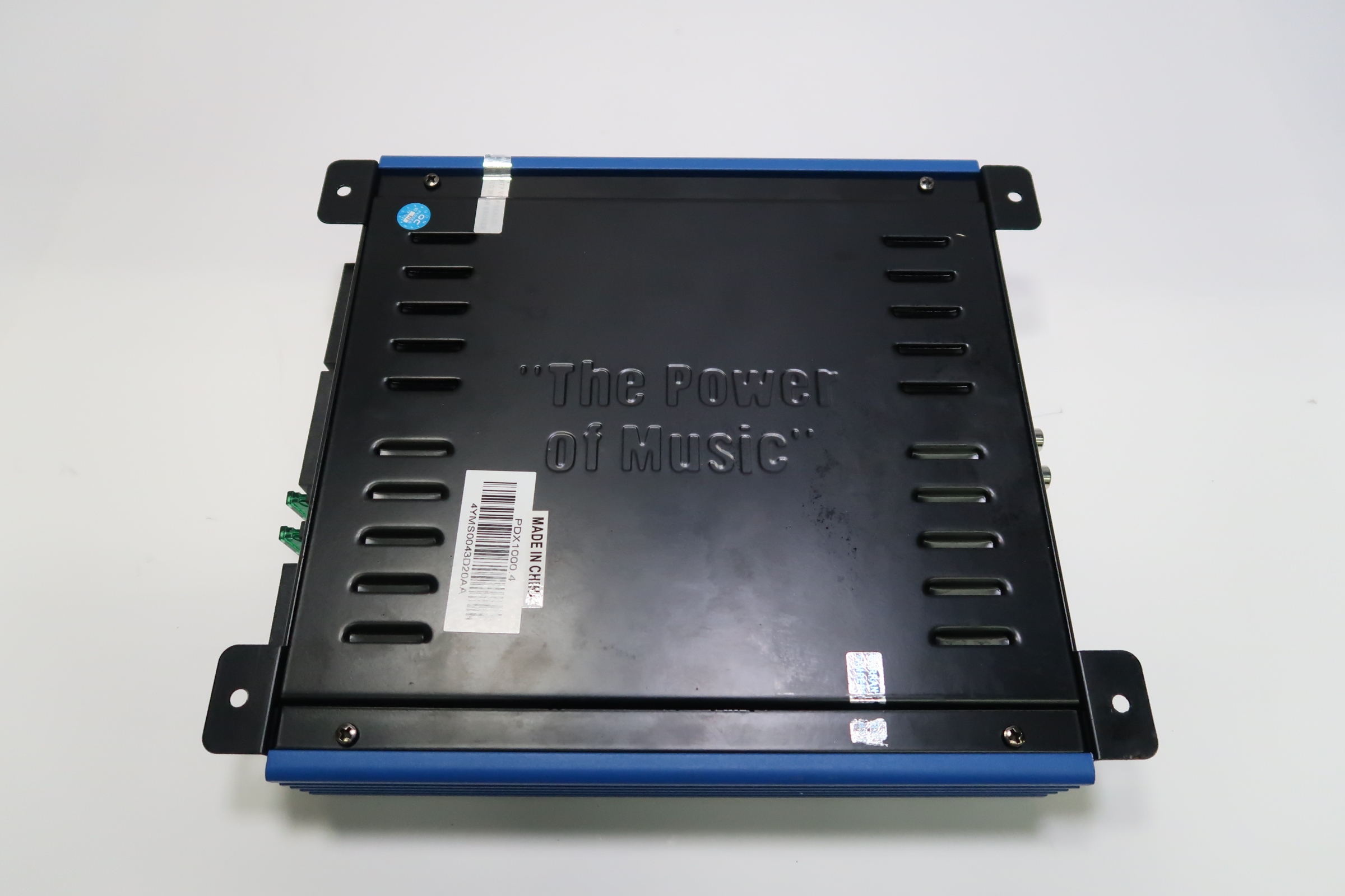 Crunch PowerDriveX 1000 Watt 4 Channel Exclusive Blue A/B Car Stereo ...
