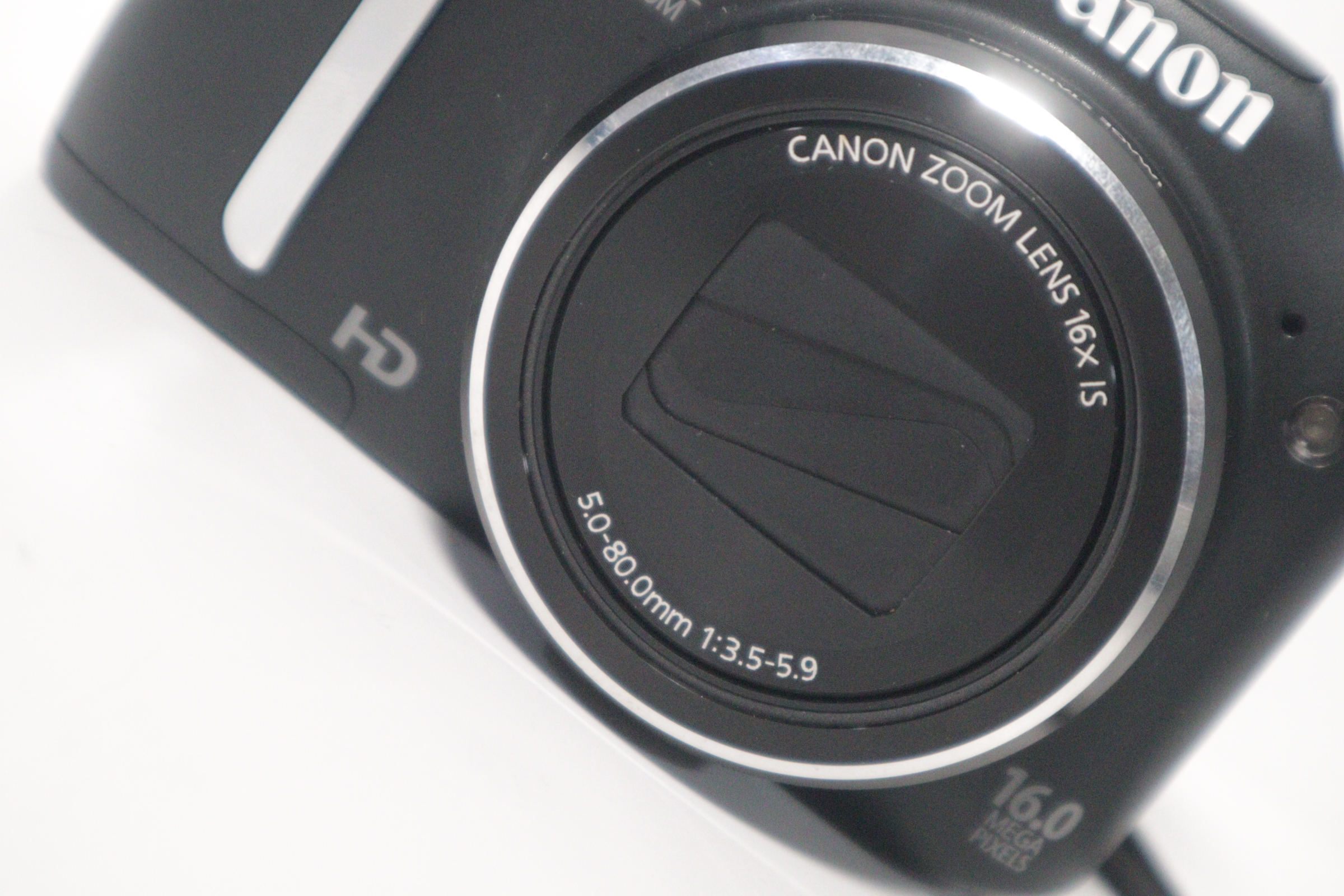 Canon SX160 IS Black Battery Powered 16.0 MP Digital Camera 1816 / 3 ...