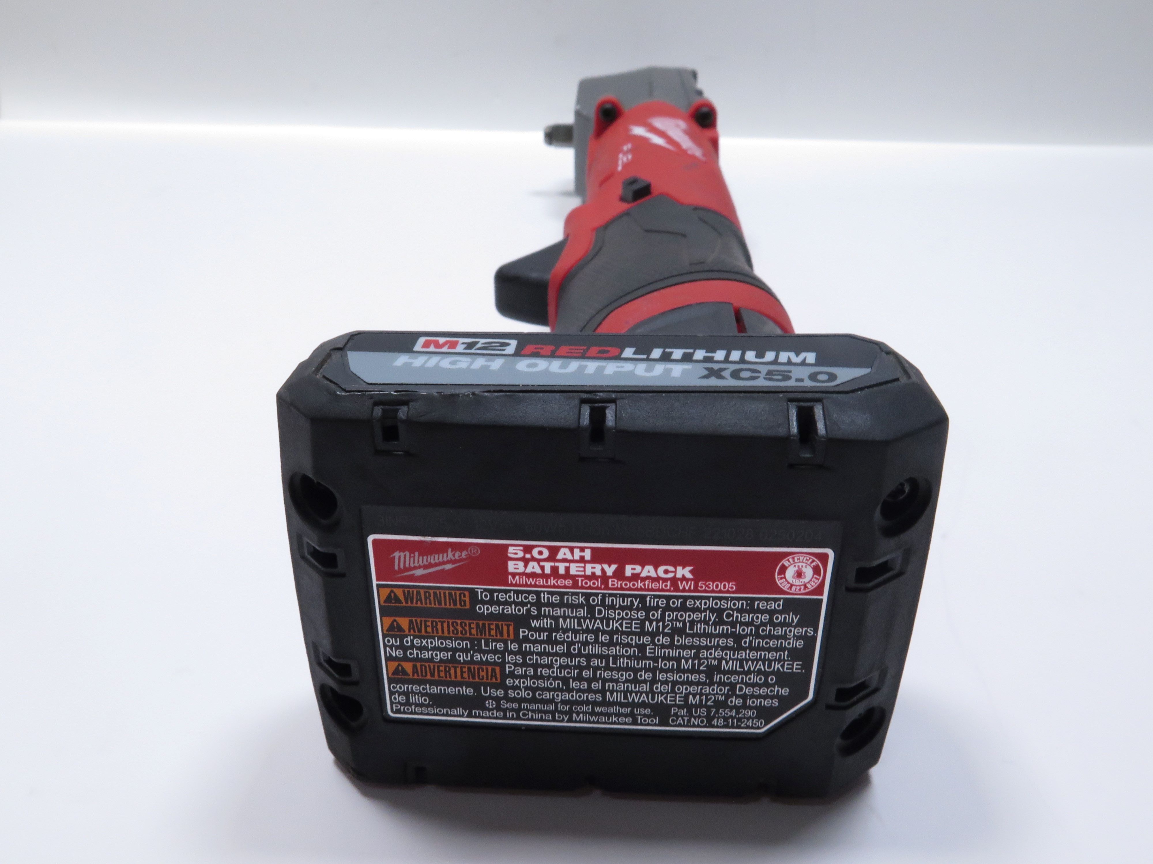 Milwaukee 2564-20 12V Brushless Cordless 3/8" Right Angle Impact Wrench ...