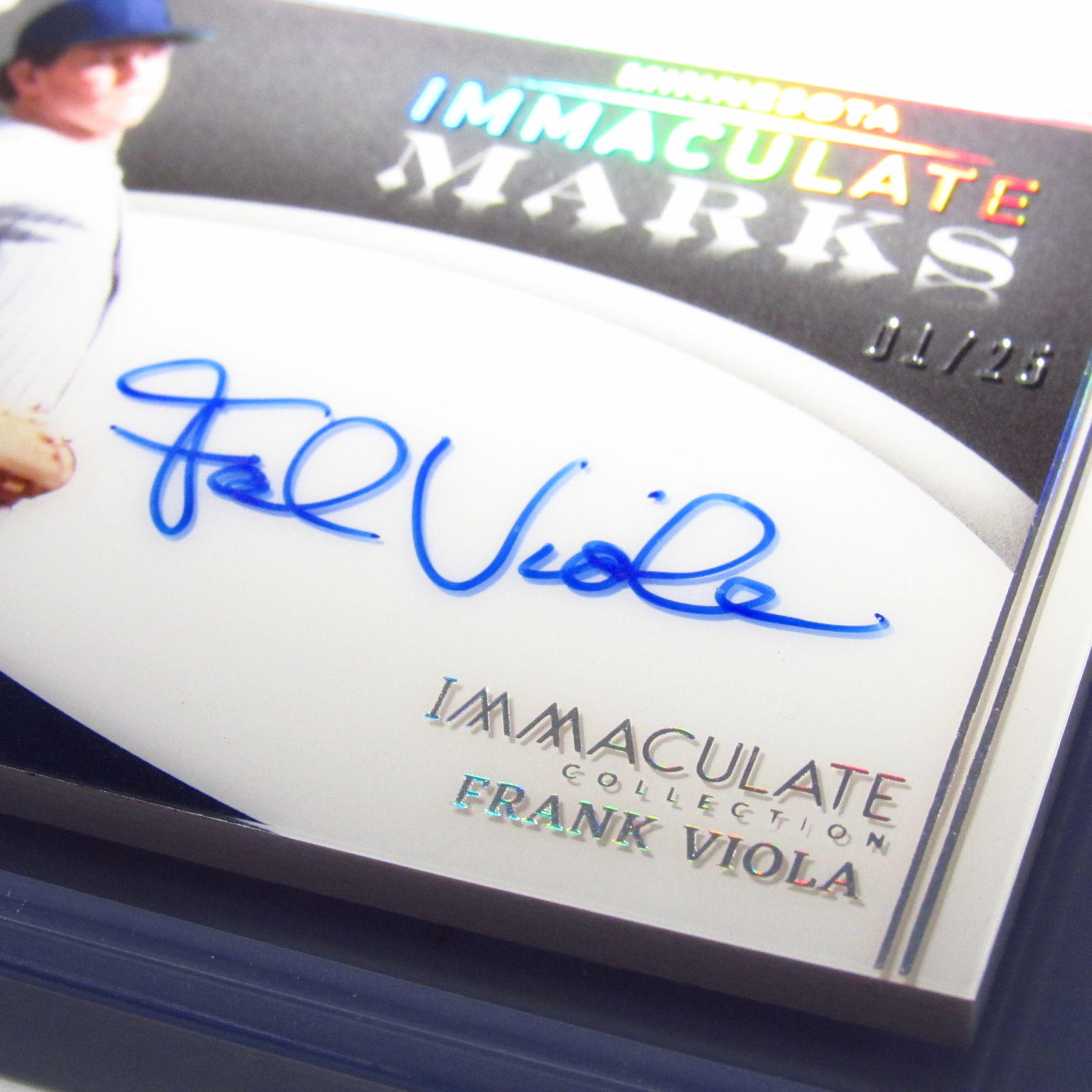 Frank Viola Auto #IM-FV MN Twins Panini 2022 Immaculate Marks MLB Card ...