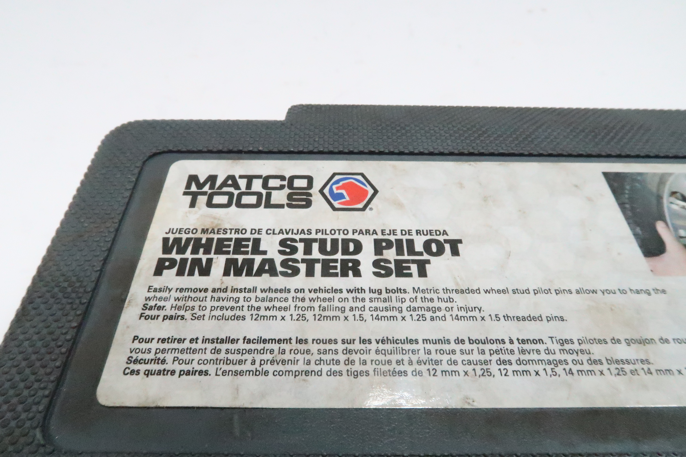 Matco WSPP4 8 Piece Wheel Stud Pilot Pin Master Set 9593