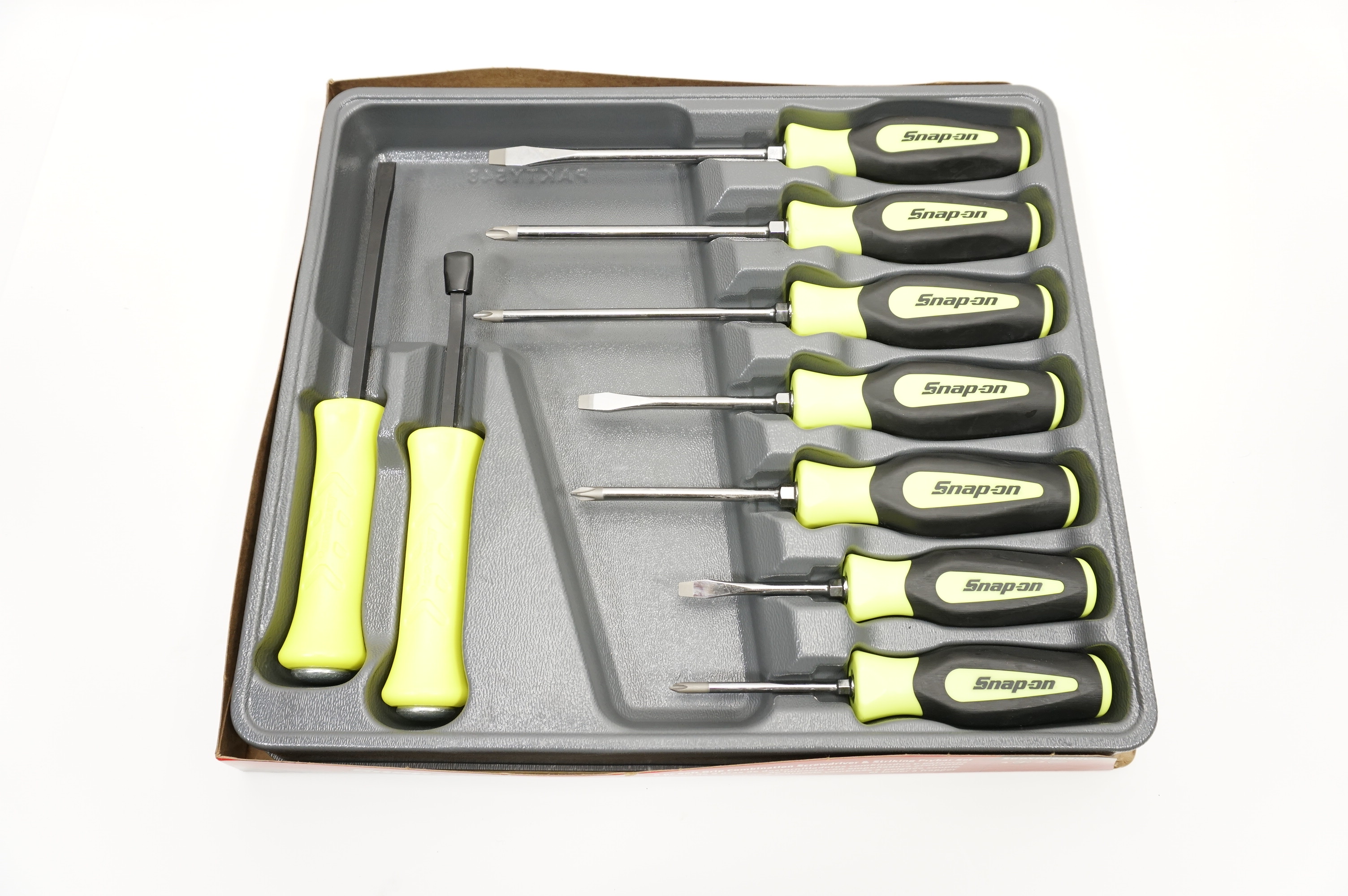 Snap On Tools SGDXPB90BHV 9pc Screwdriver/ Prybar Set