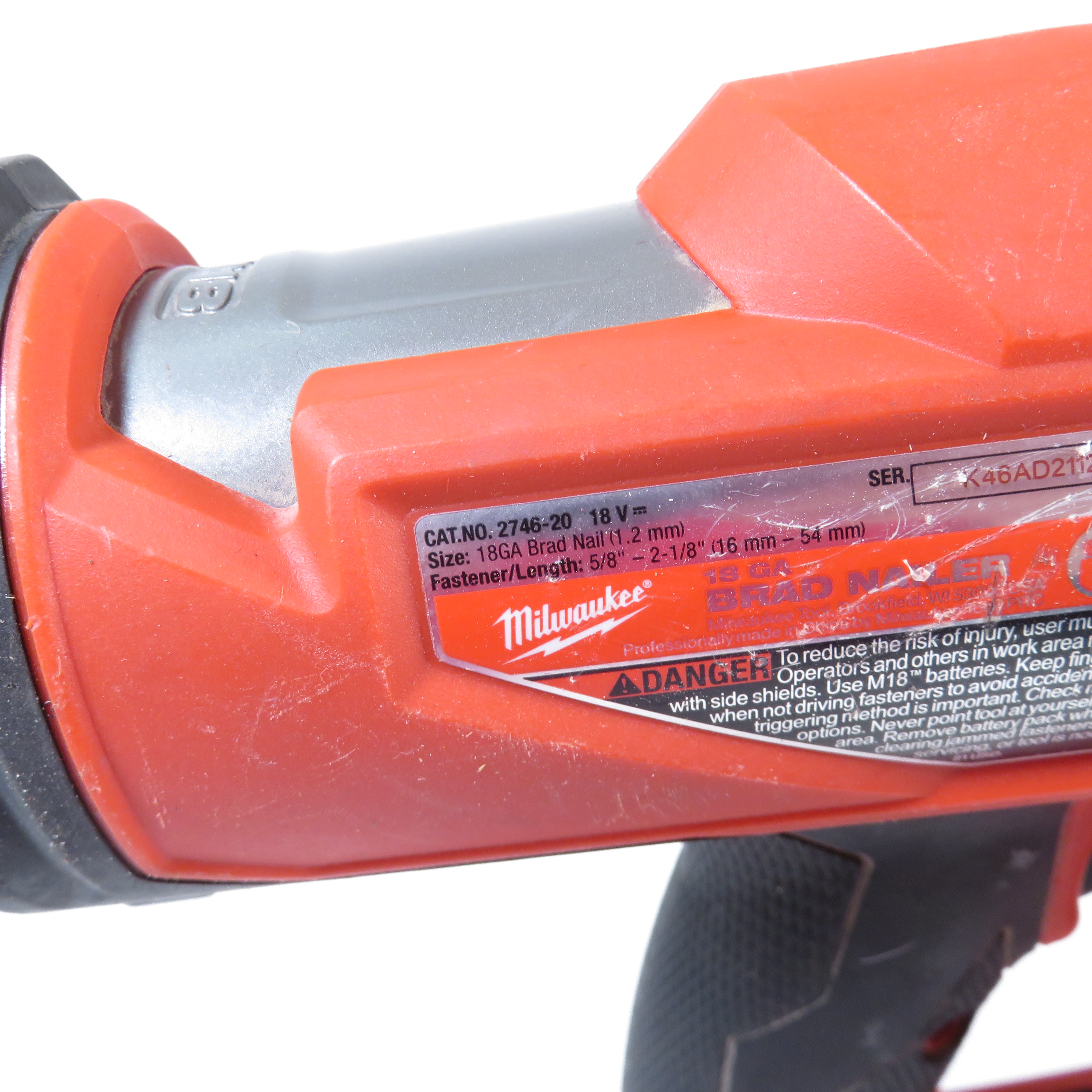 Milwaukee 2746-20 M18 FUEL 18V Li-Ion Brushless Cordless Gen II 18g ...