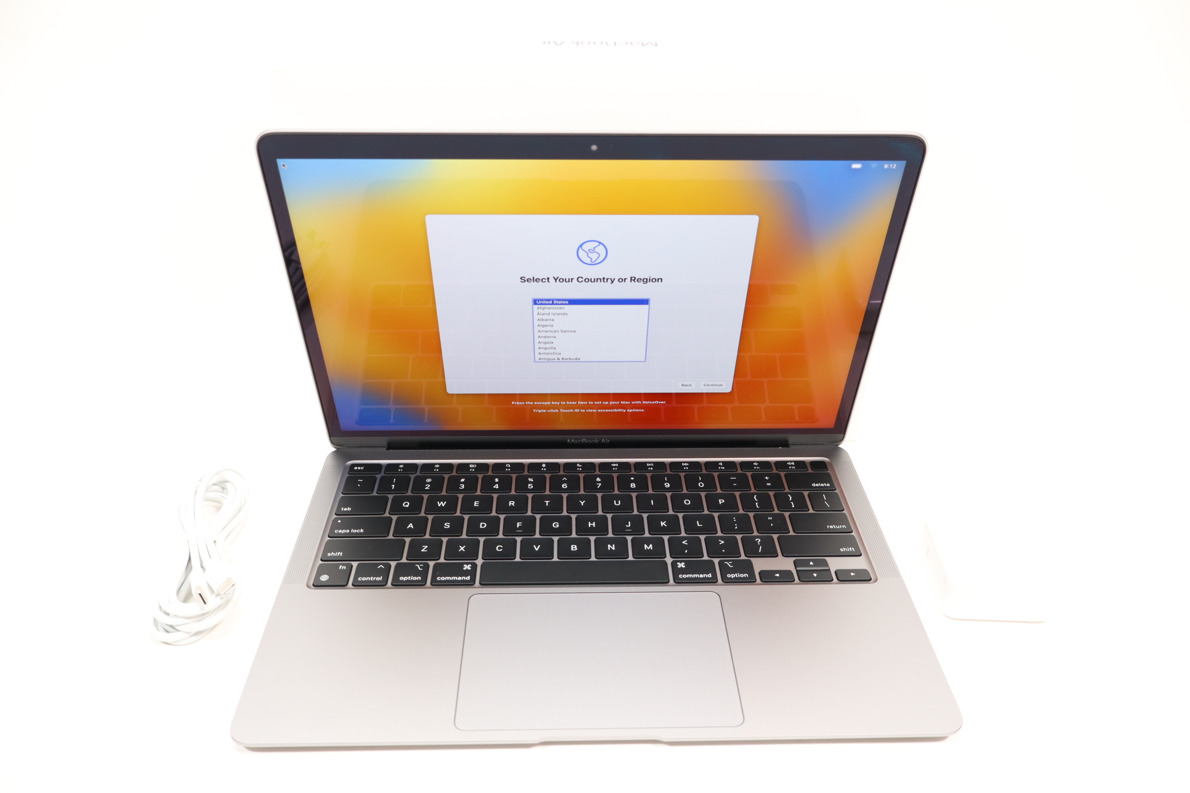 Apple MacBook Air MGN63LL/A (2020) M1 8CPU/7GPU@3.2GHz 8GB RAM 256GB ...