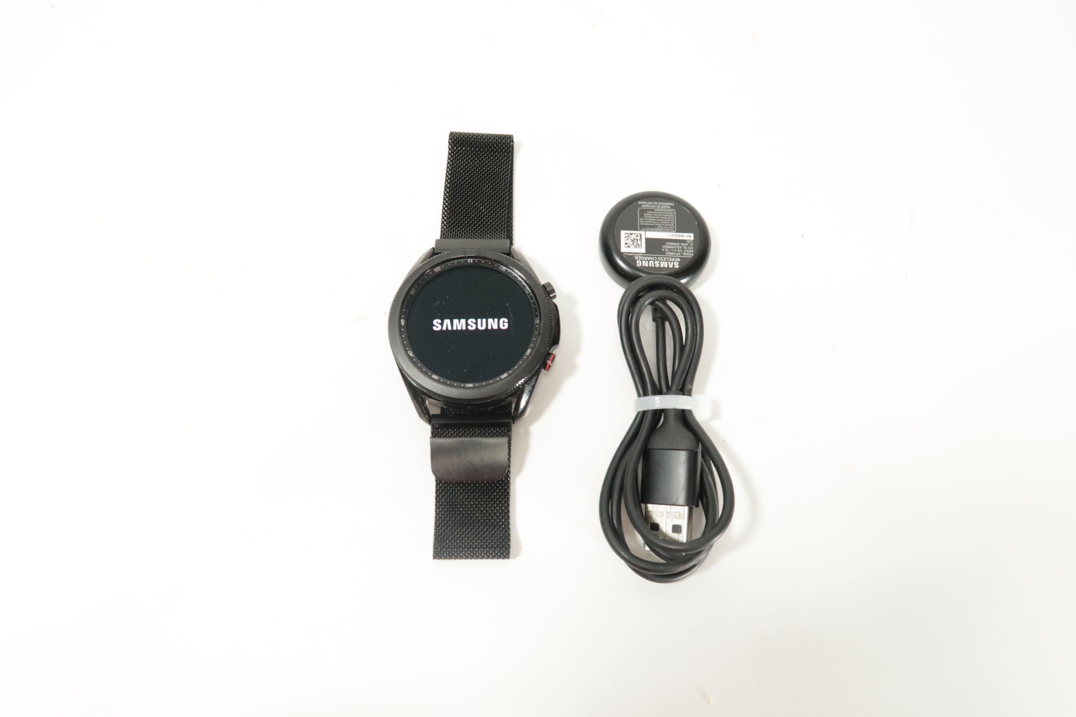 Samsung Galaxy Watch3 SM-R845U LTE 45mm Mystic Black Smartwatch 5178