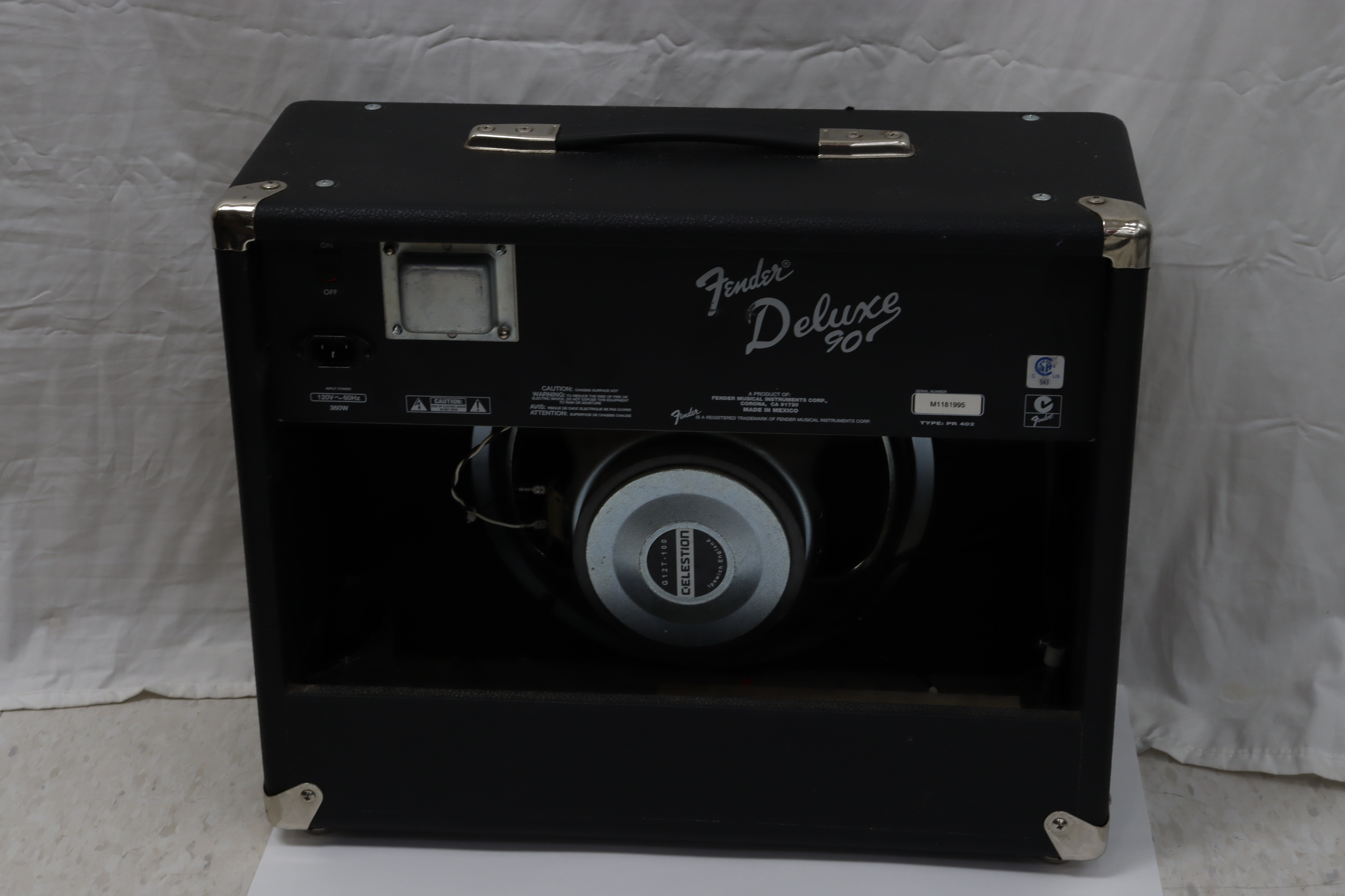 Fender Deluxe 90 2-Channel 90-Watt 1x12" Solid State Guitar Combo 1999 ...