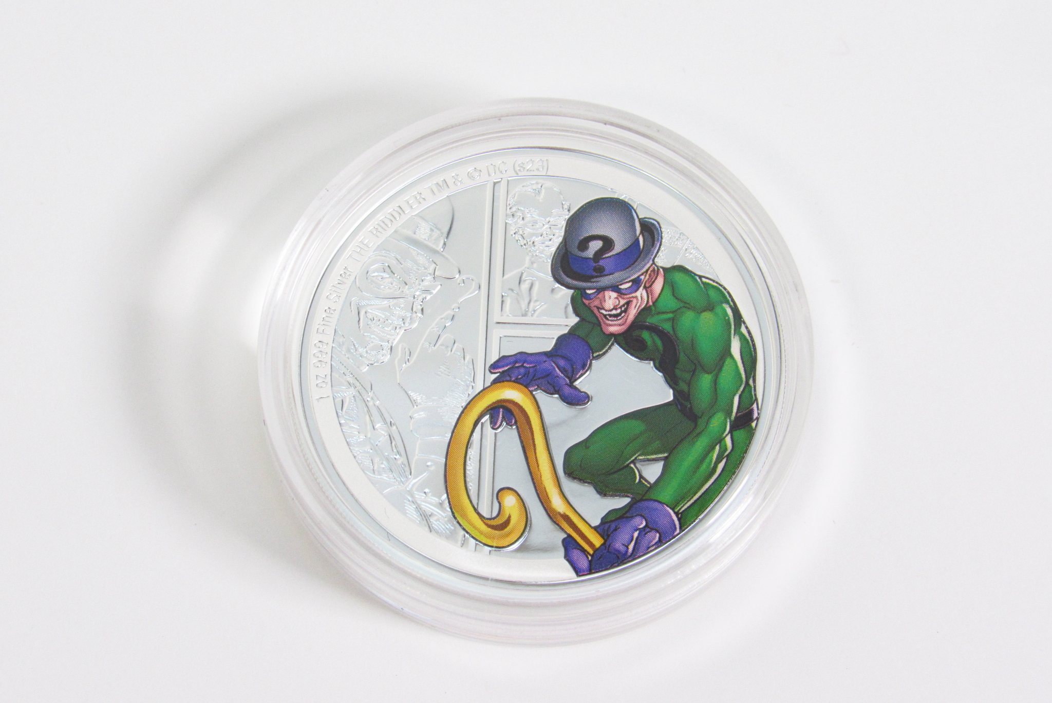 New Zealand Mint (2023) The Riddler DC 1-oz .999 Fine Silver Coin