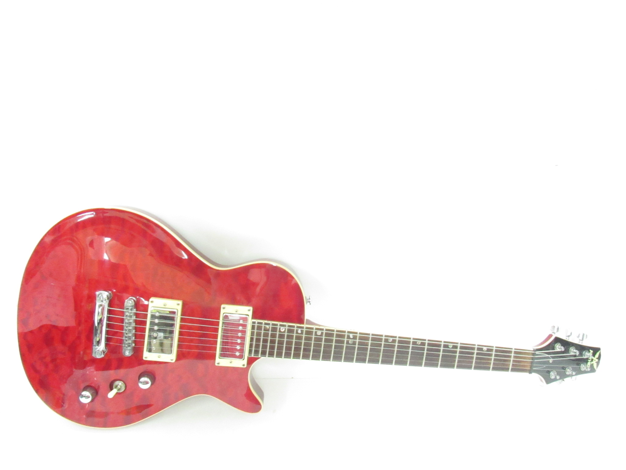 Anthem Six-String Electric Guitar Red