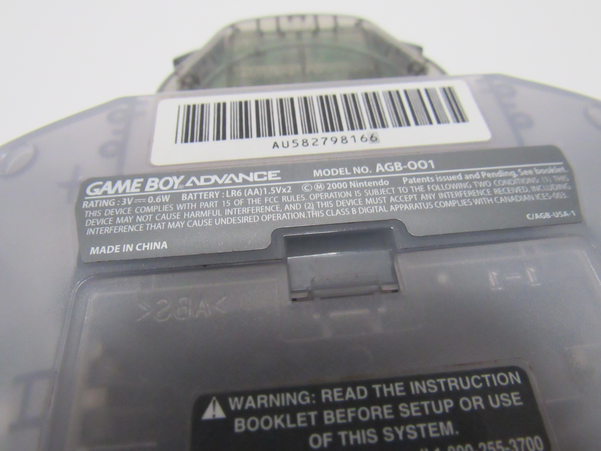 Nintendo AGB-001 Game Boy Advance Handheld Console 12 Game Bundle