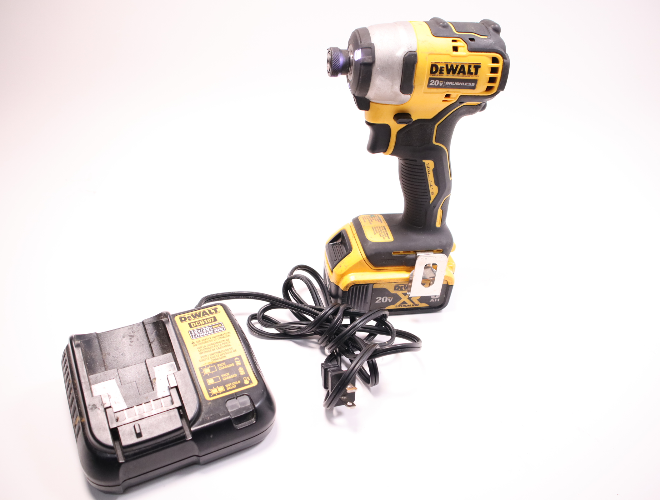 DeWalt DCF809 1/4" Cordless Impact Driver Kit 20V
