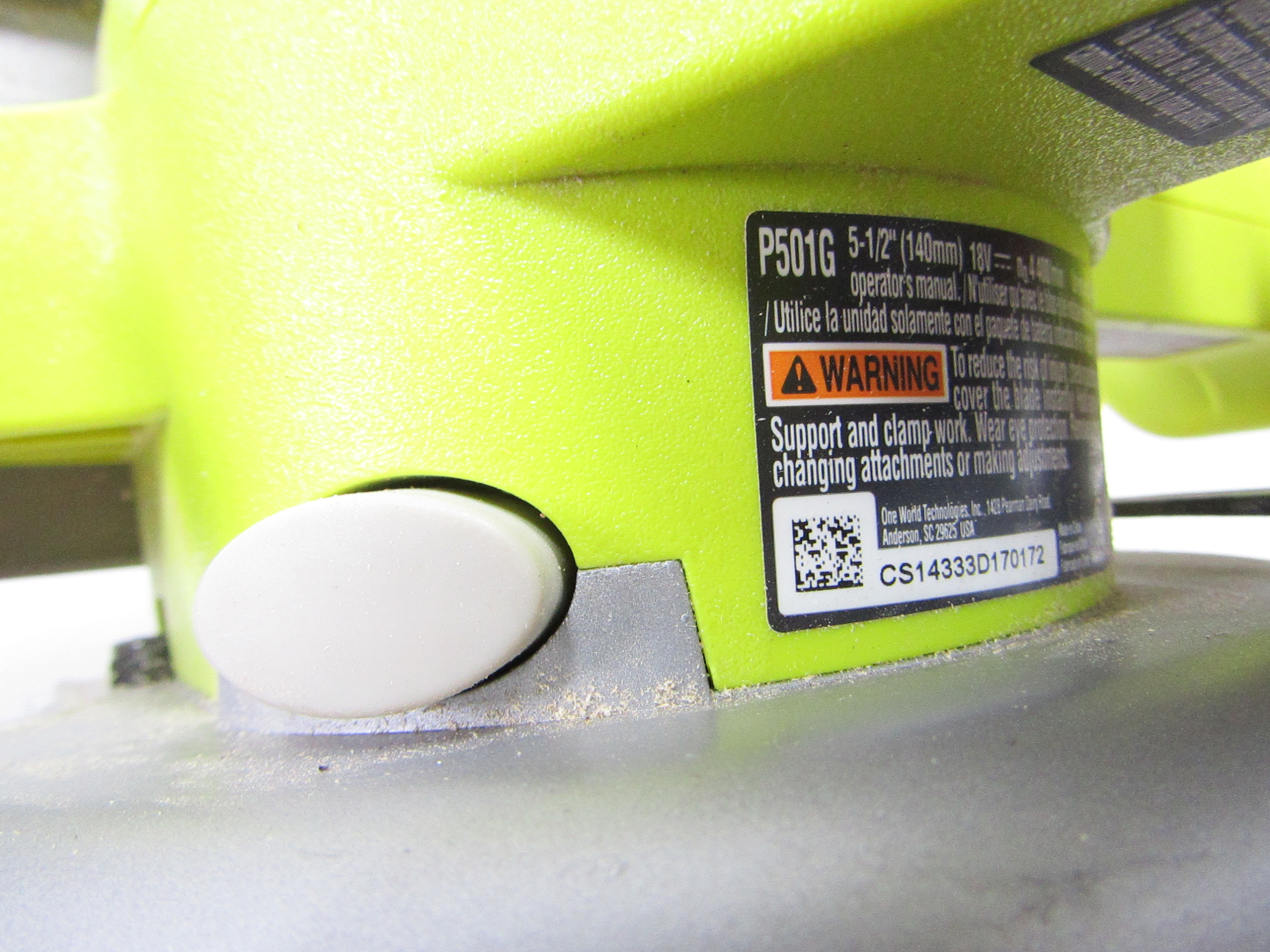 Ryobi ONE + 18V P261 1/2" Impact Wrench P501G 5-1/2" Circular Saw 2 ...