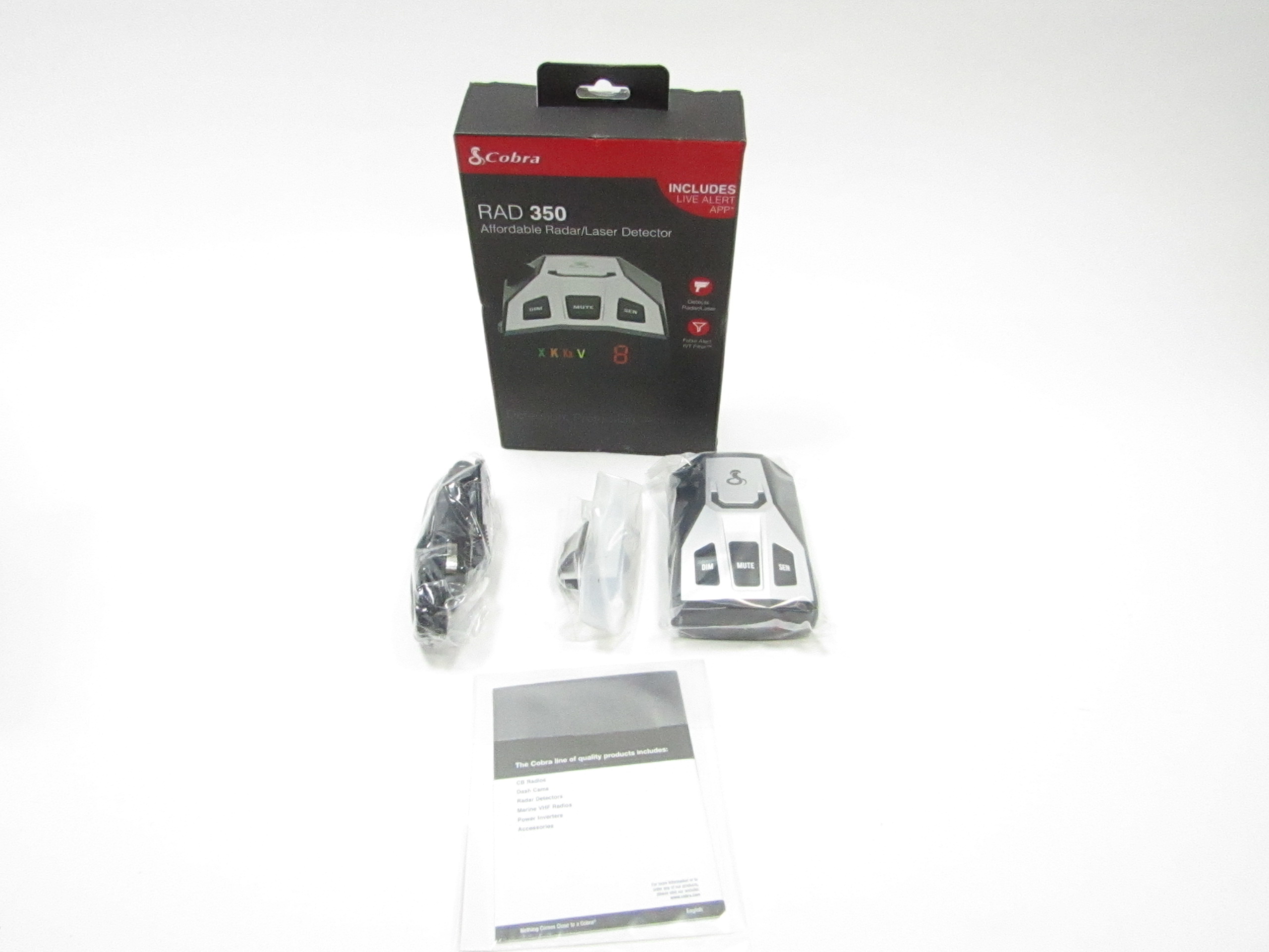 Cobra Electronics RAD 350 Radar/Laser Detector
