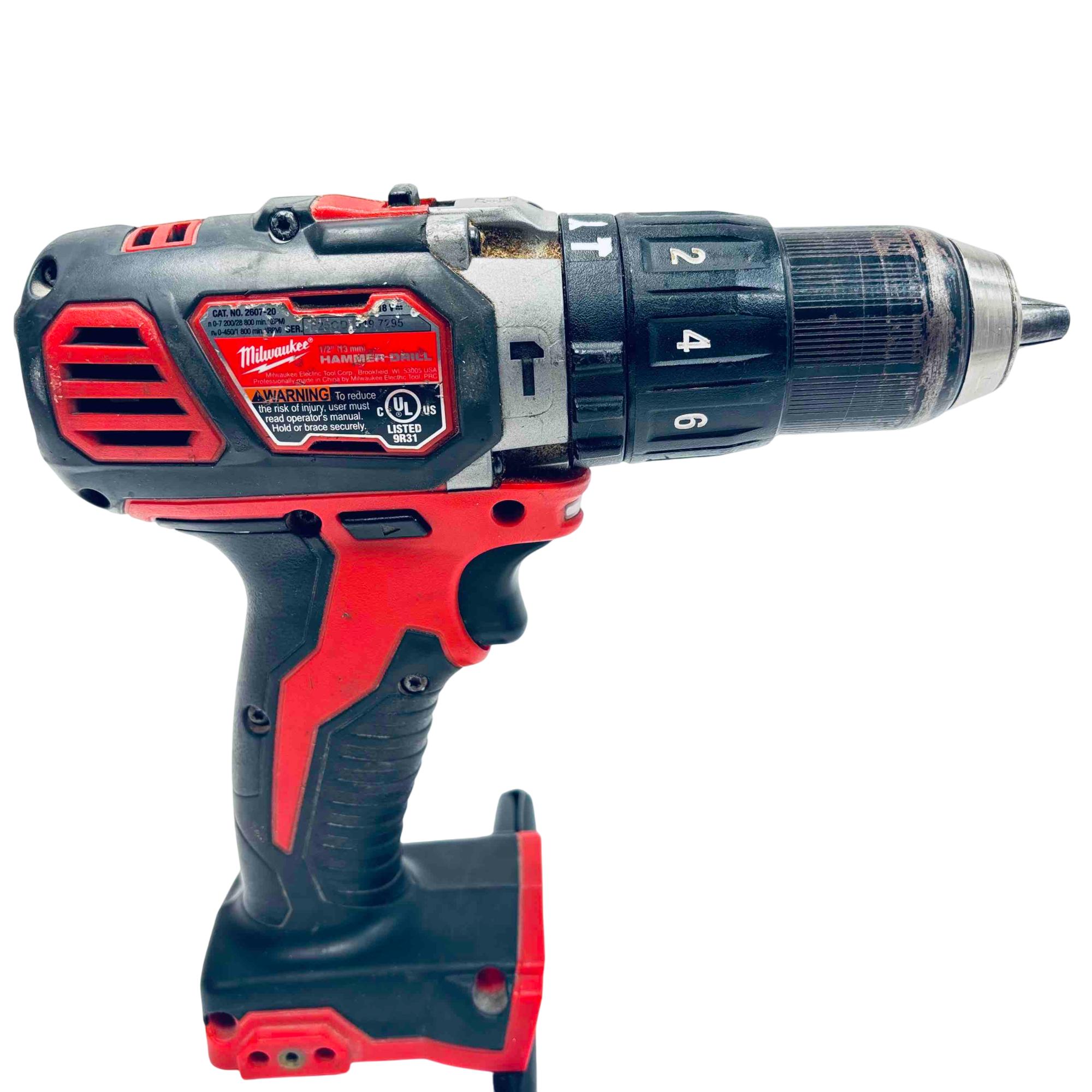 Milwaukee 2607-20 18V Cordless 1/2" Hammer Drill/Driver Tool Only