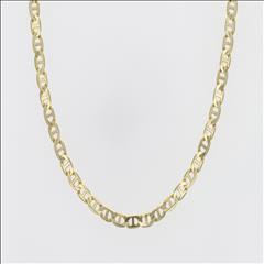 2.9mm Anchor Link Chain 23.25" Necklace 14k Yellow Gold 6.53 Grams