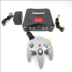 Nintendo 64 N64 NUS-001 64-bit CPU Home Video Game Console