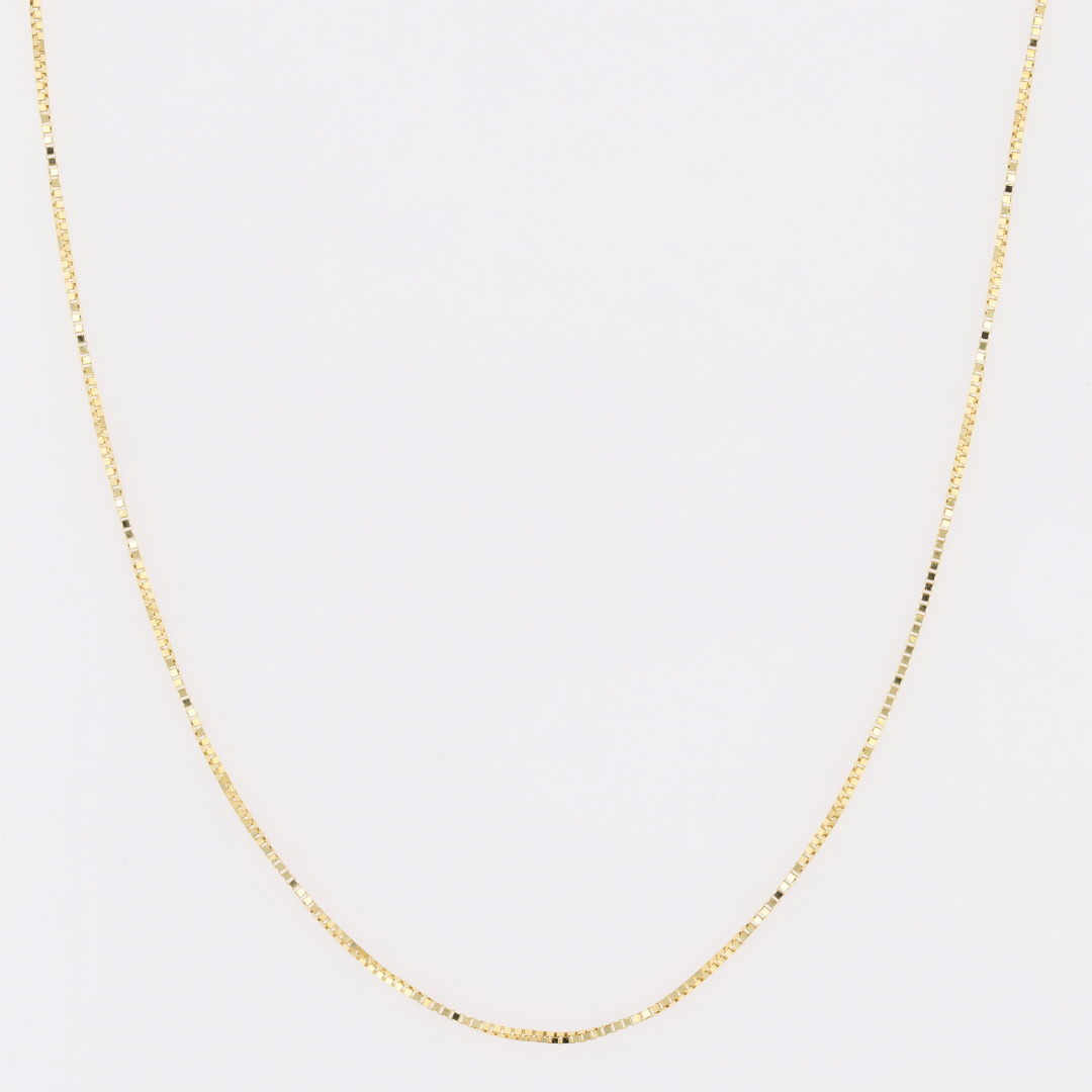 Milor .5mm Venetian Link Chain 30" Necklace 14k Yellow Gold Italy 1.55 ...