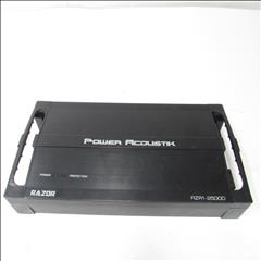 Power Acoustic RZR1-2500D Class D Mono Block Subwoofer 2500 Watt Amplifier