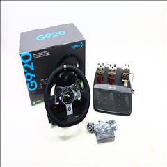 Logitech G920 Driving Force Racing Wheel and Floor Pedals Driving Bundle