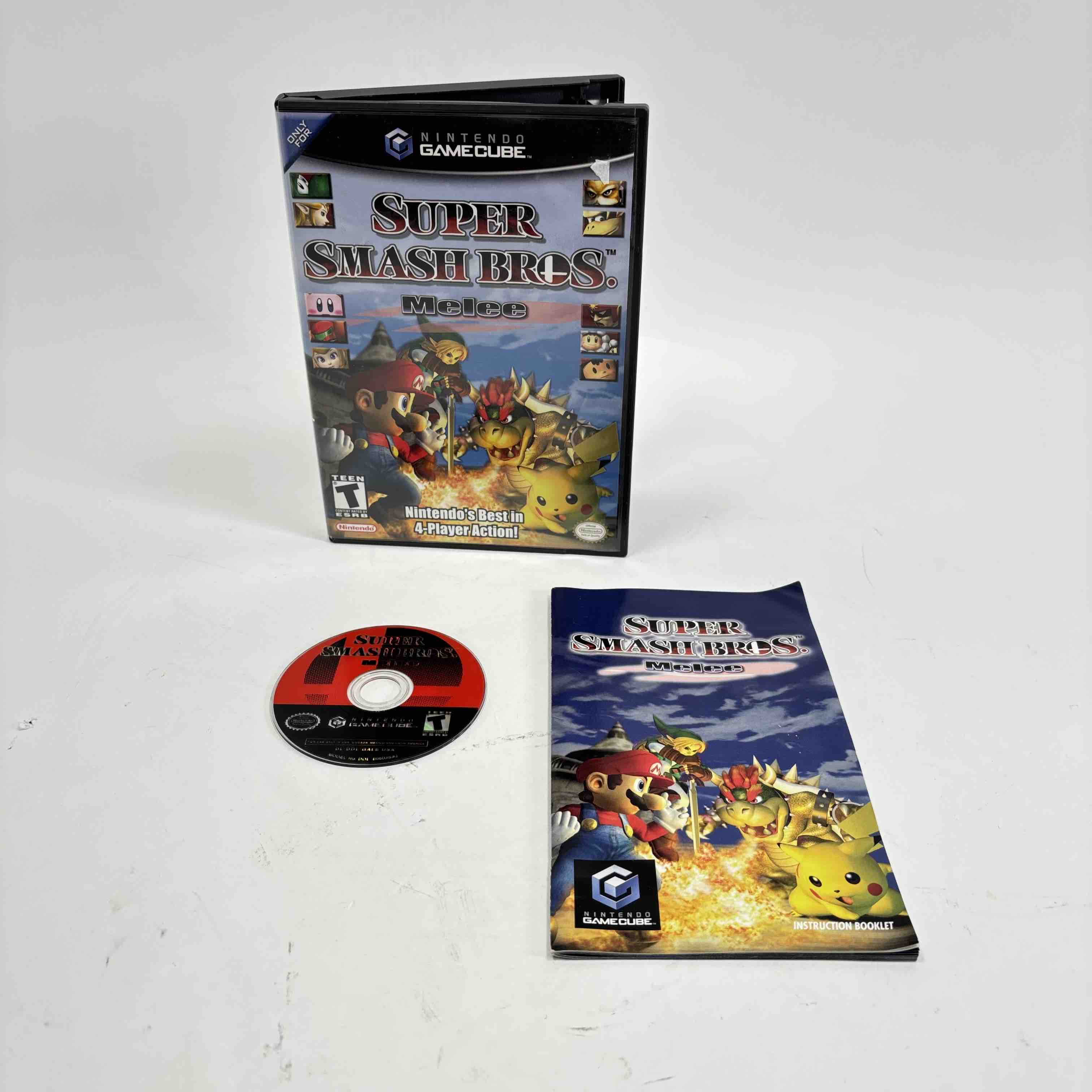Nintendo GameCube Super Smash Bros. Melee - Classic 4-Player Fighting Game