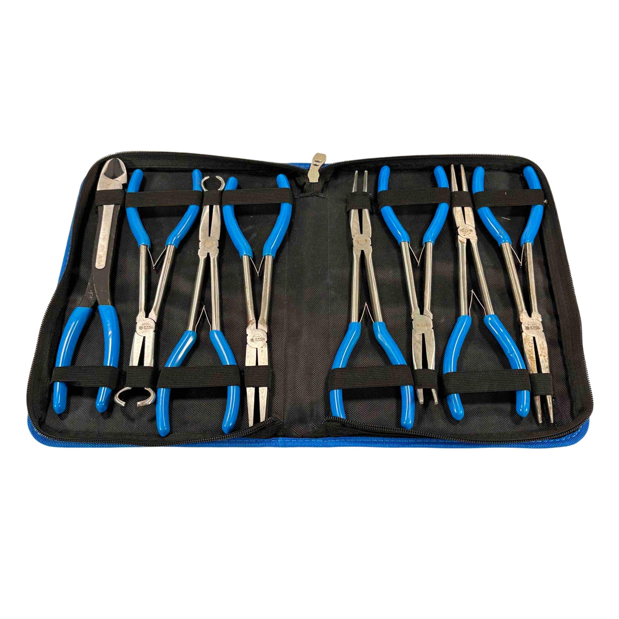 Matco Tools LRP8SETB 8-Piece Cushion Grip Long Reach Pliers Set