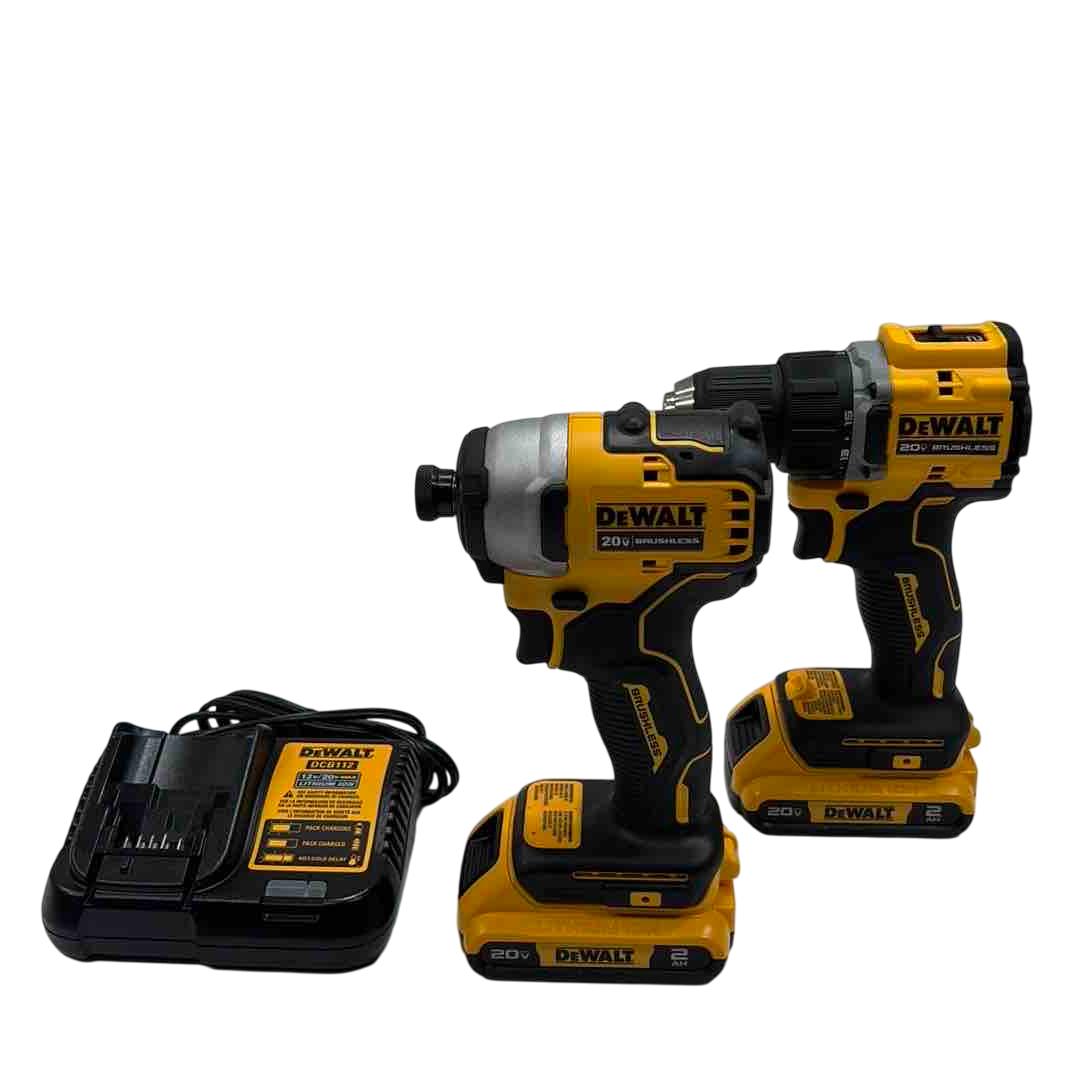 DeWalt DCD794 DCF809 20V Brushless 1/2" Drill/Driver 1/4" Impact Driver Kit