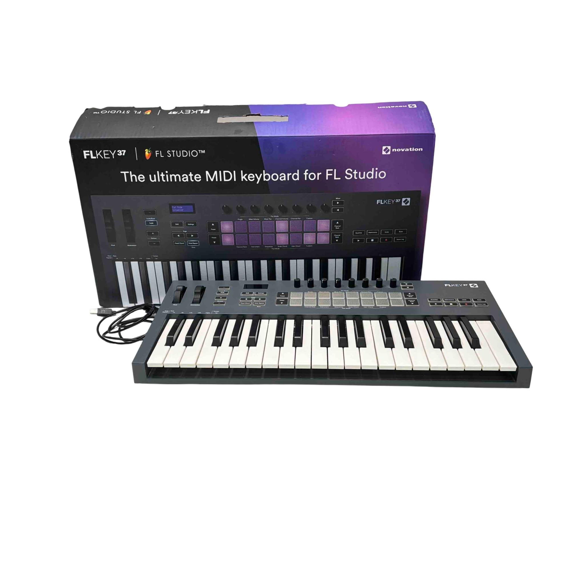 Novation FLKEY37 37-Key MIDI Controller Keyboard for FL Studio