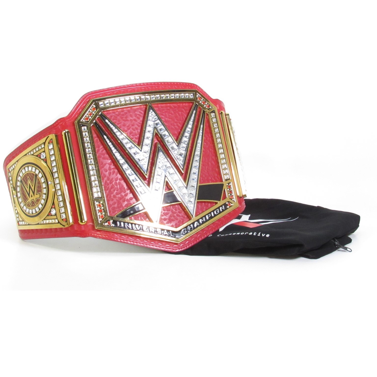 WWE Official Authentic Commemorative Championship Title Belt - Red