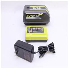 Ryobi OP40404VNM 40V Lithium Ion 4.0Ah Rechargeable Battery Pack Kit
