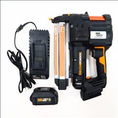 Worx WX840L 20V Power Share Cordless 18 Gauge Nail/Staple Gun