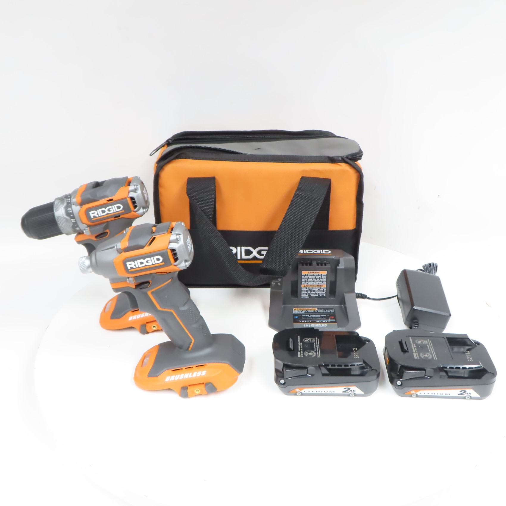 Ridgid R9780 SubCompact 18V 1/2" Cordless Drill/Driver & Impact Driver Kit