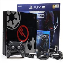 Sony PlayStation 4 Pro CUH-7115B 1TB Video Game Console - Battlefront II