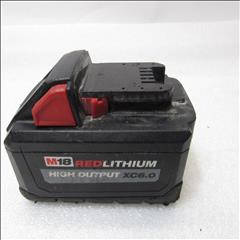 Milwaukee 48-11-1865 M18 18-Volt Lithium-Ion High Output Battery Pack 6.0Ah