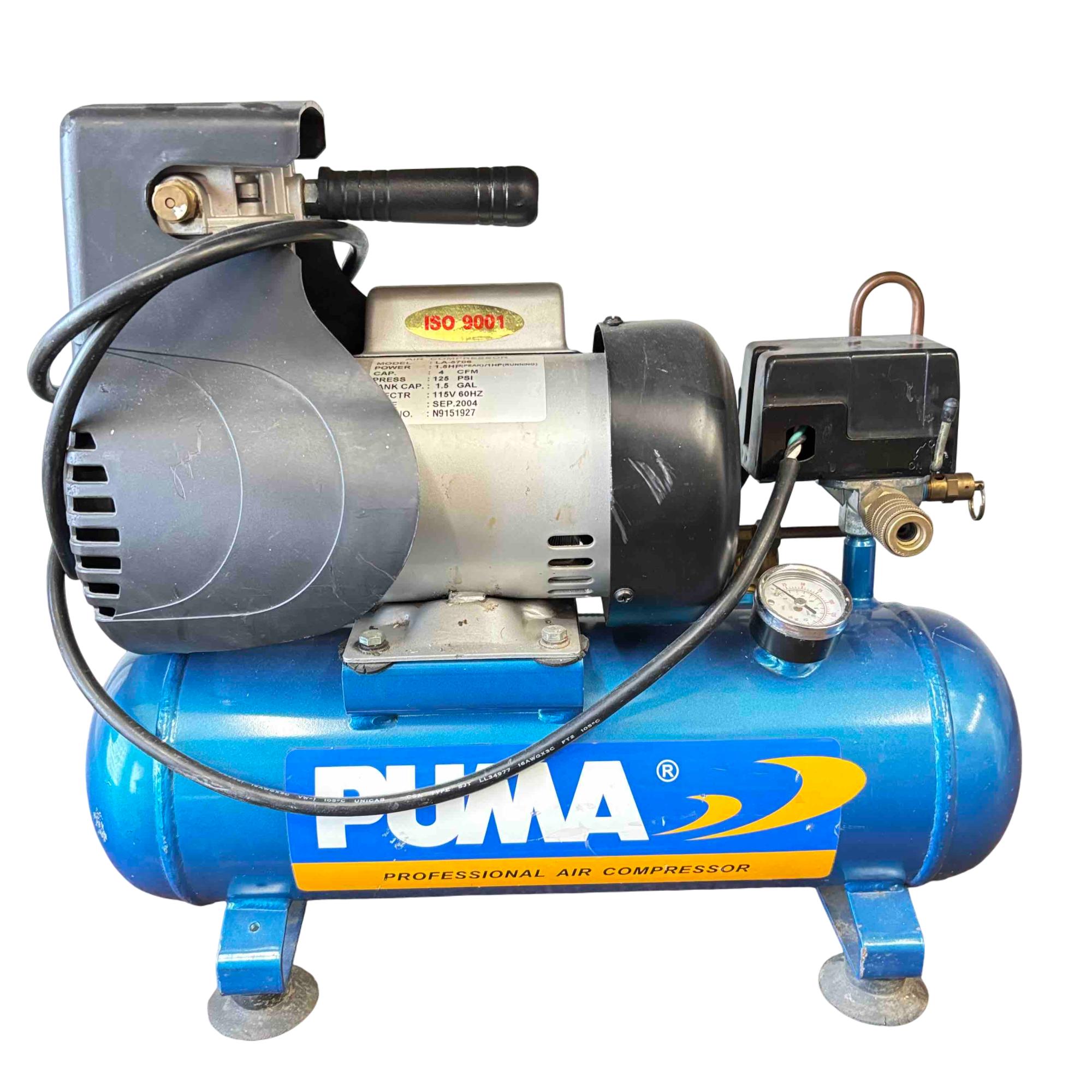 Puma Professional Air Compressor LA5706 1.5 Gallon 1.5HP Local Pickup Only