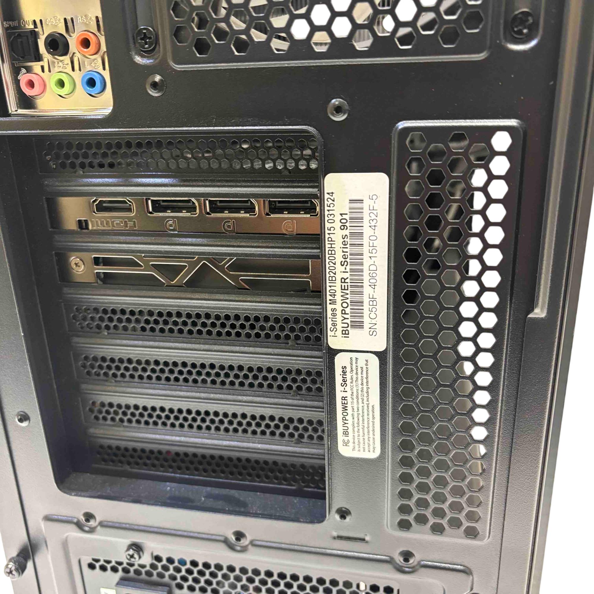 iBUYPOWER i-Series 901 Intel Core i7-14700F 2.1Ghz RTX 4070 16GB RAM ...